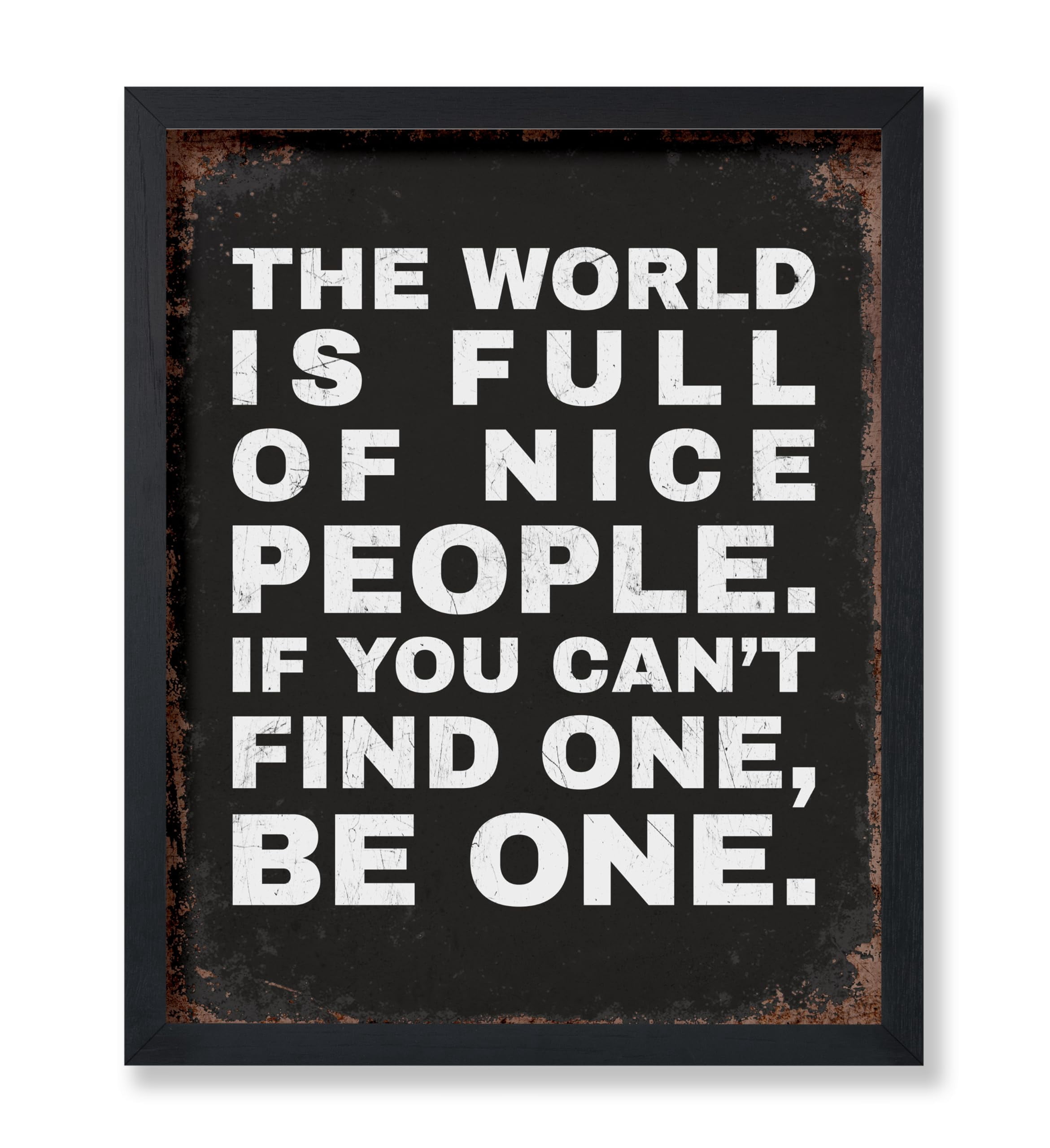 Poster Master The World Is Full Of Nice People Poster - Black ...