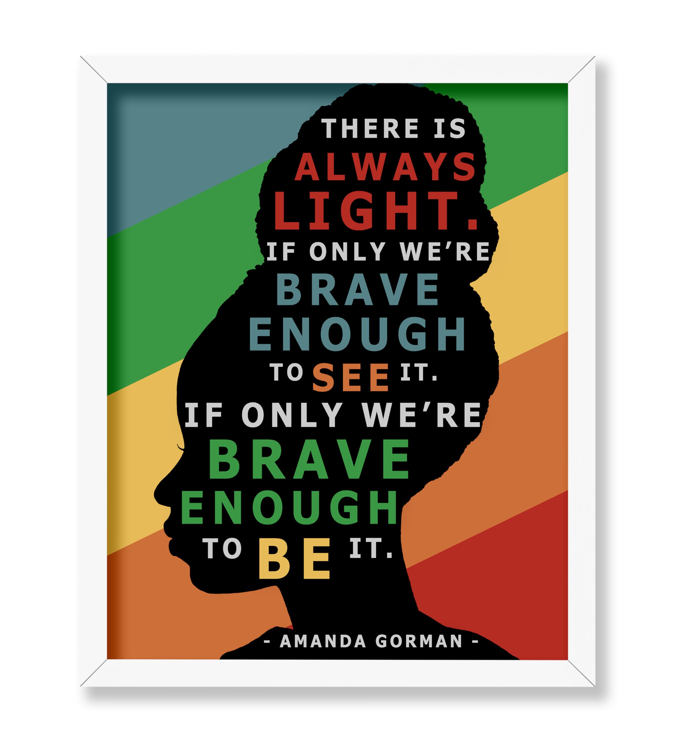 Poster Master There Is Always Light Poster - Amanda Gorman Print ...