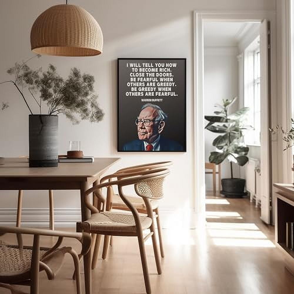 Poster Master Things People Learn Too Late Poster - Warren Buffett ...
