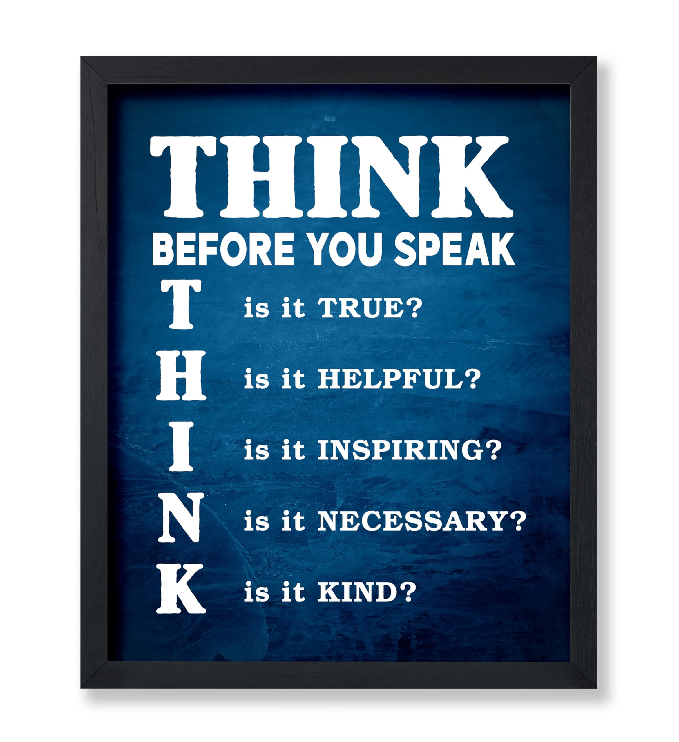 Poster Master Think Poster - Think Before You Speak Print - Educational ...