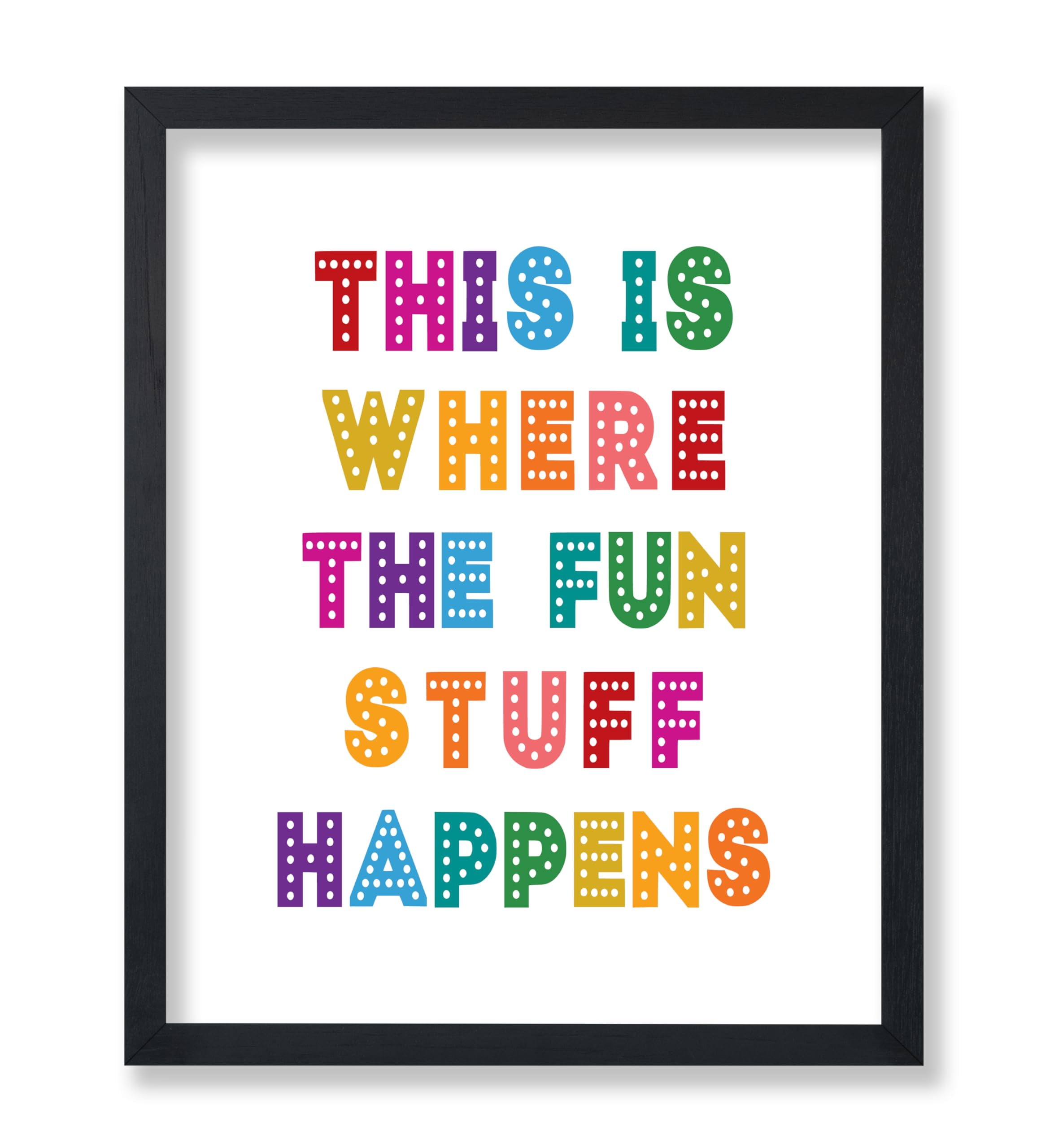 Poster Master This is Where the Fun Stuff Happens Poster - Nursery ...