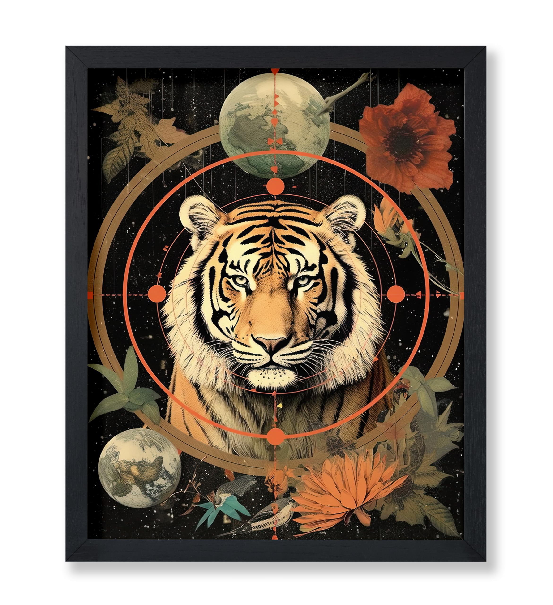 Poster Master Tiger Poster - Trippy Tiger Print - Psychedelic Art ...