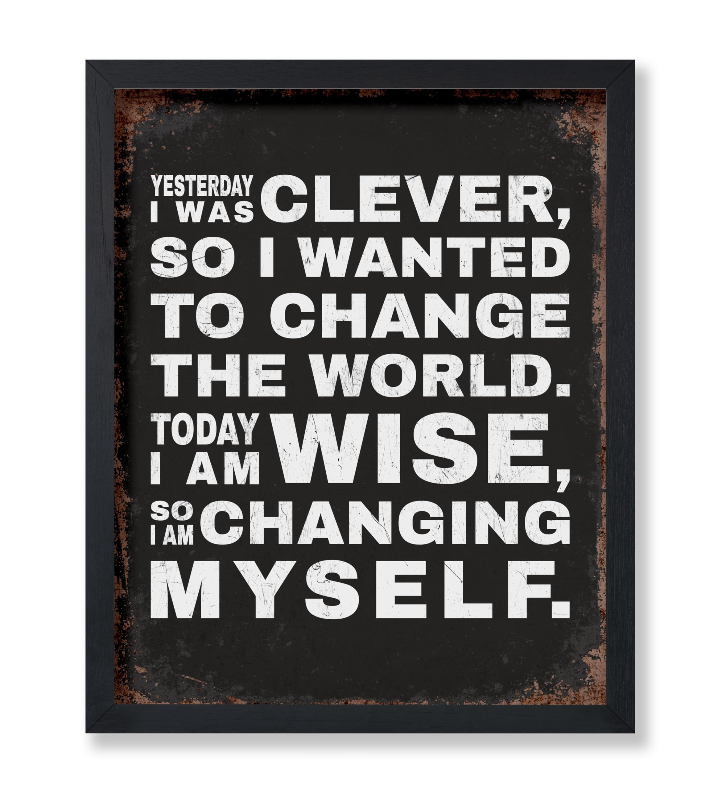 Poster Master Today I Am Wise Poster - Black Wisdom Print ...