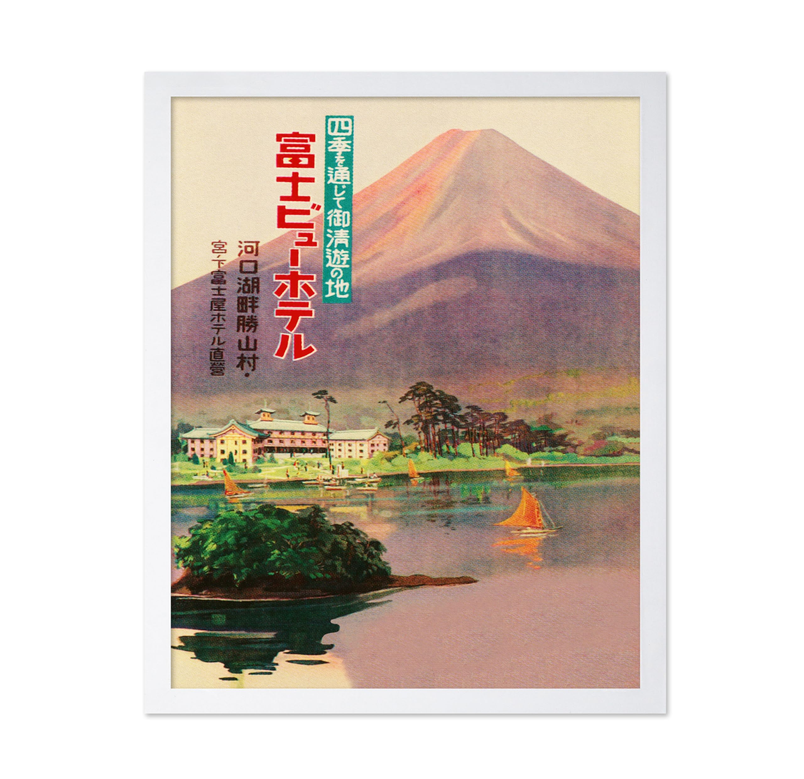 Poster Master Travel Poster - Fuji View Hotel in Japan - Vintage Japan ...