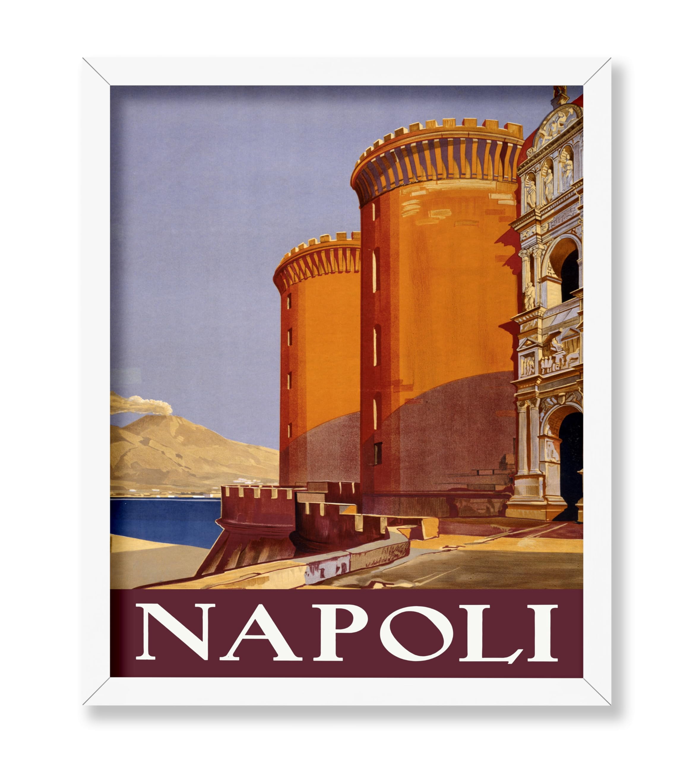Poster Master Travel Poster - Vintage Napoli Italy Print - Unique Wall ...