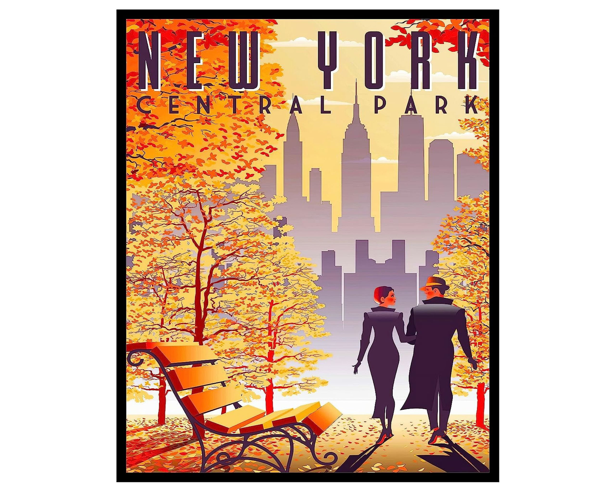 Poster Master Travel Poster - Vintage New York Poster - Retro Wall ...