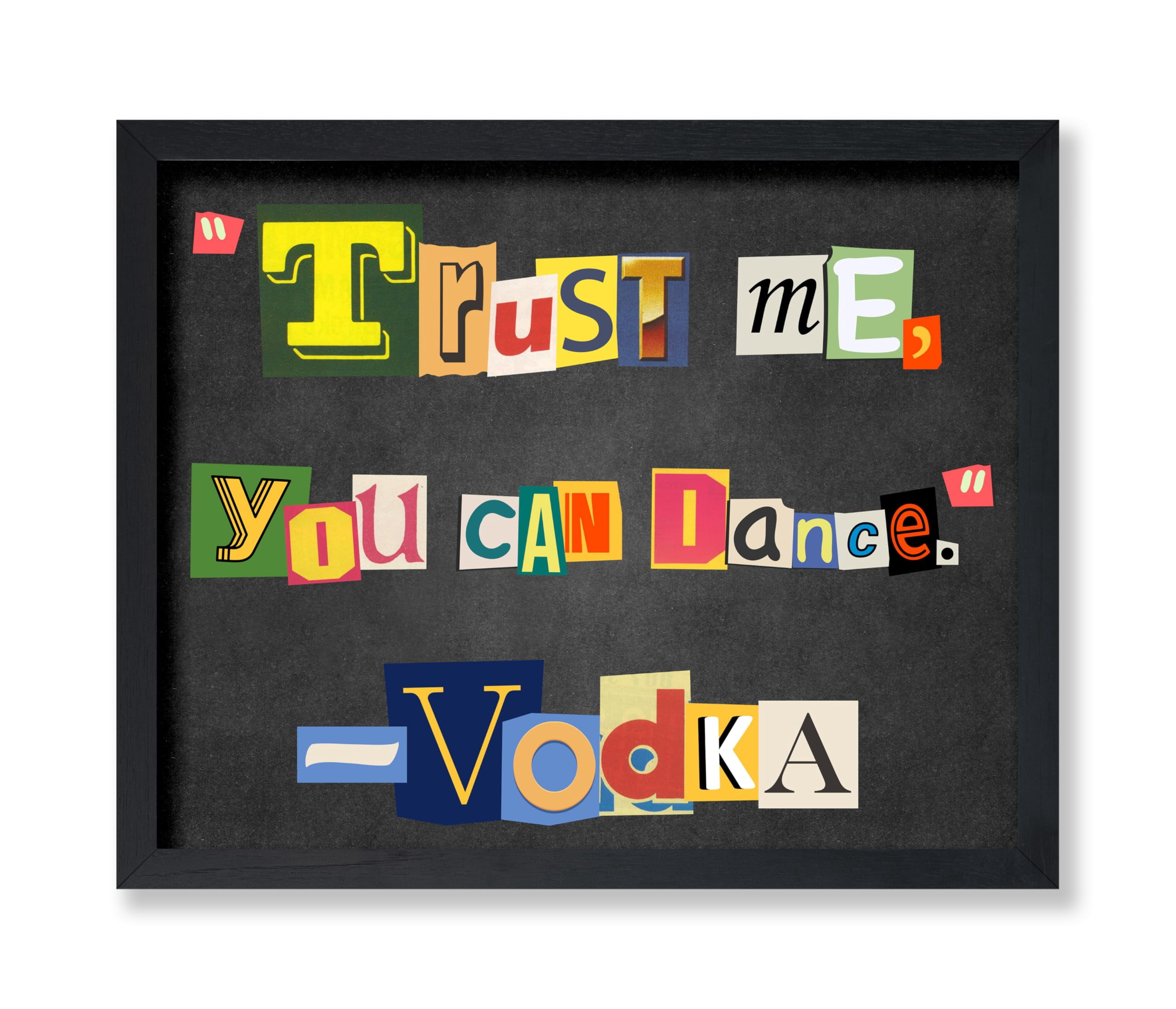 Poster Master Trust Me You Can Dance Poster - Motivational Print - Cut ...