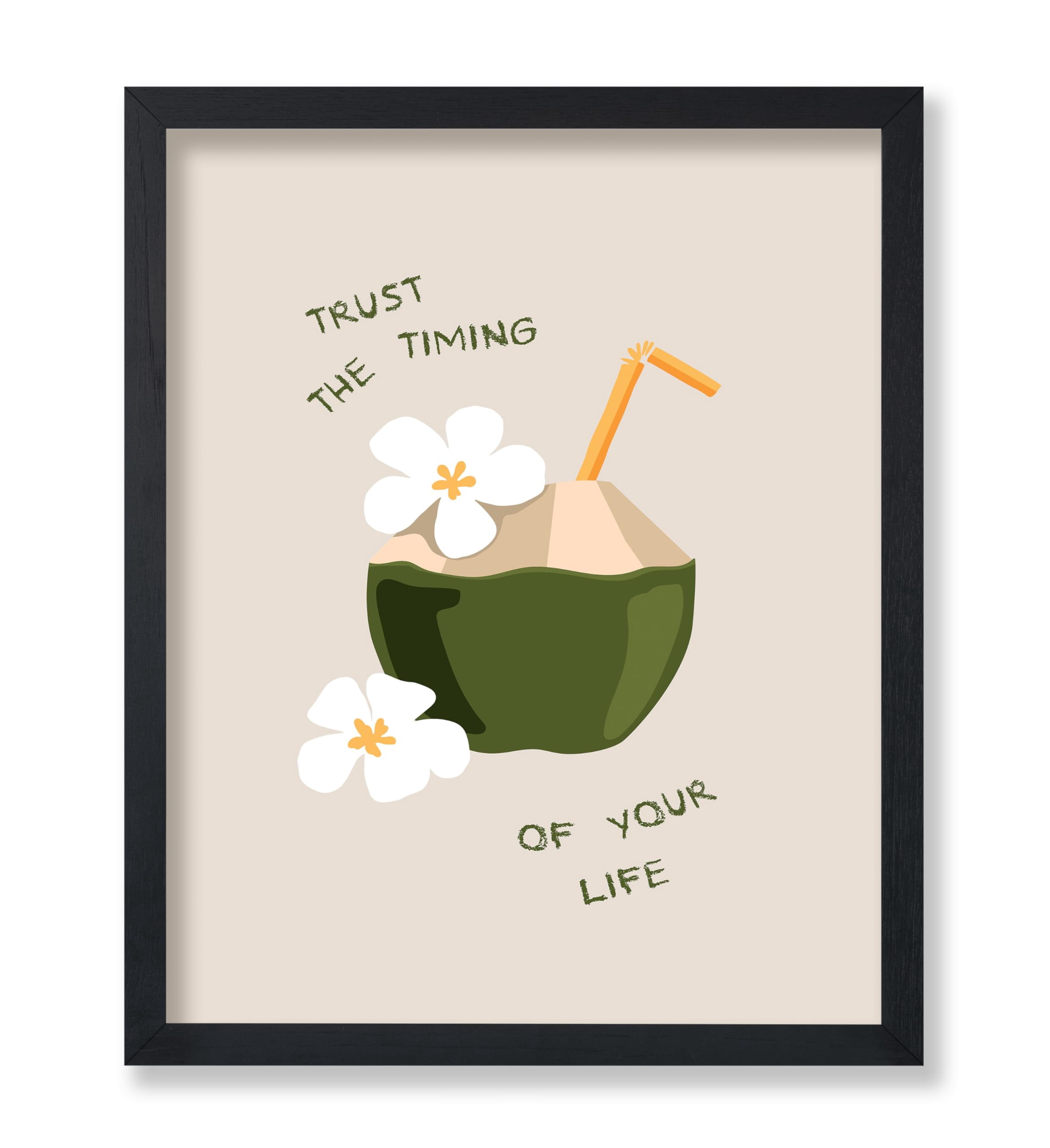 Poster Master Trust The Timing Of Your Life Poster - Retro Coconut ...