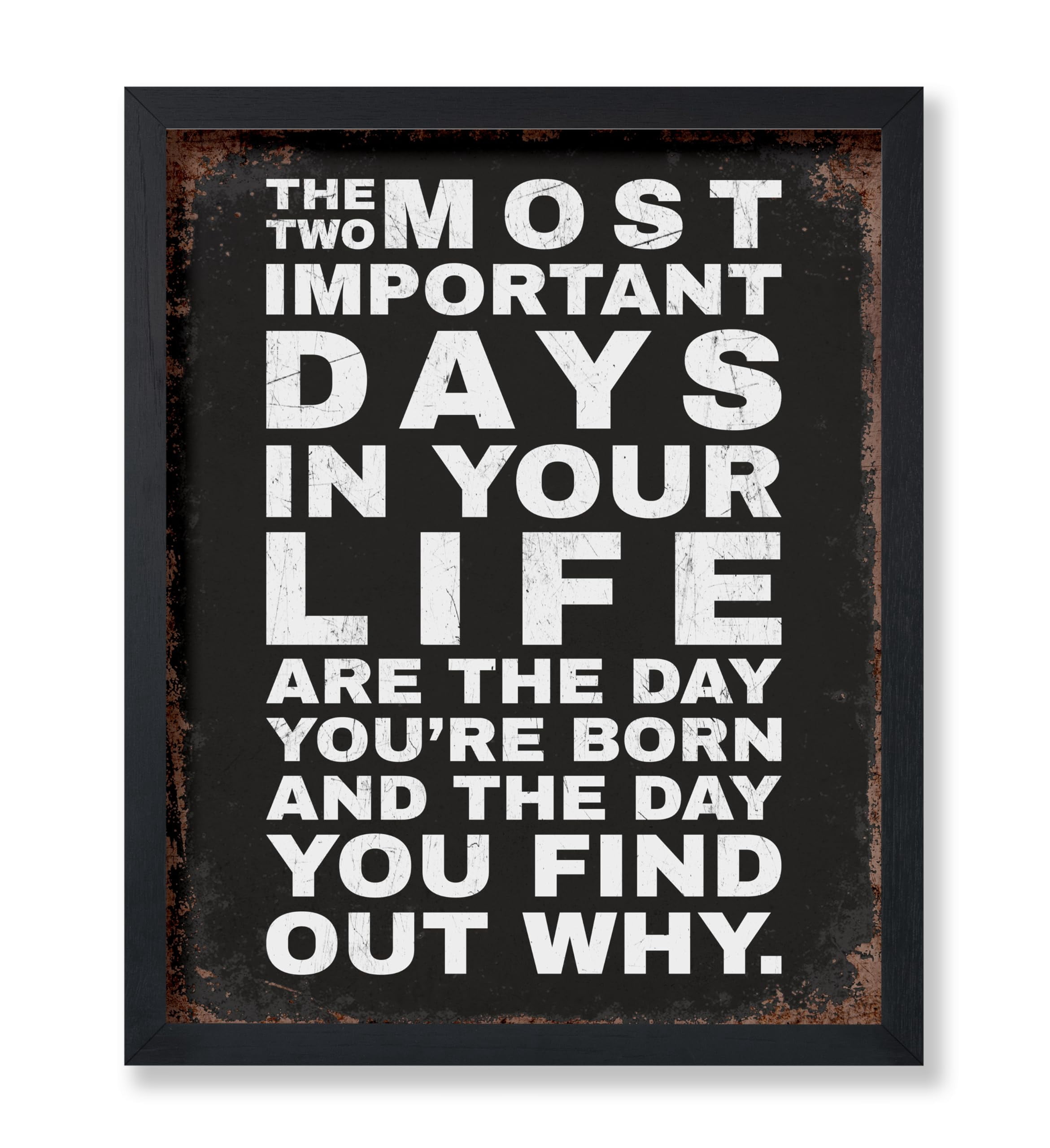 Poster Master Two Most Important Days In Your Life Poster - Black ...