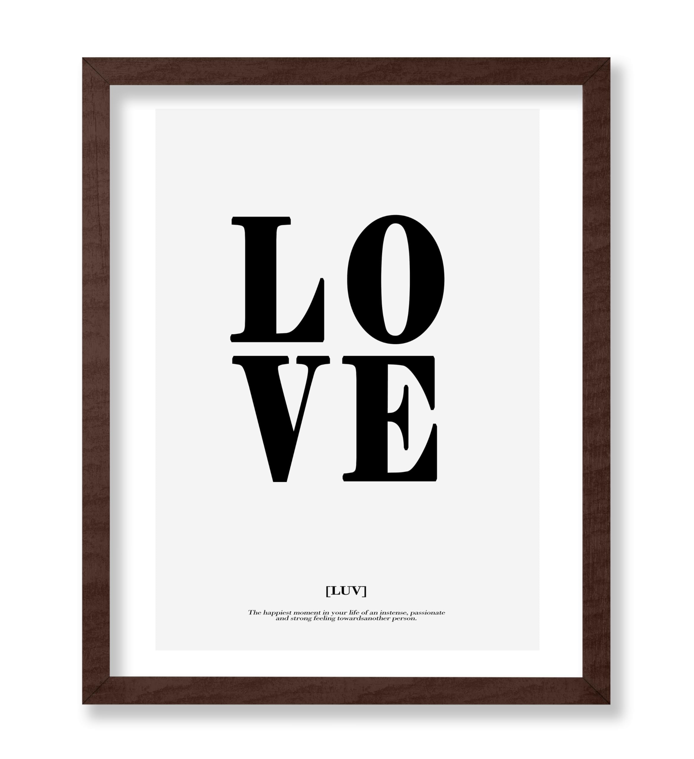 Poster Master Typography Poster - Dictionary Print - Definition of Love ...