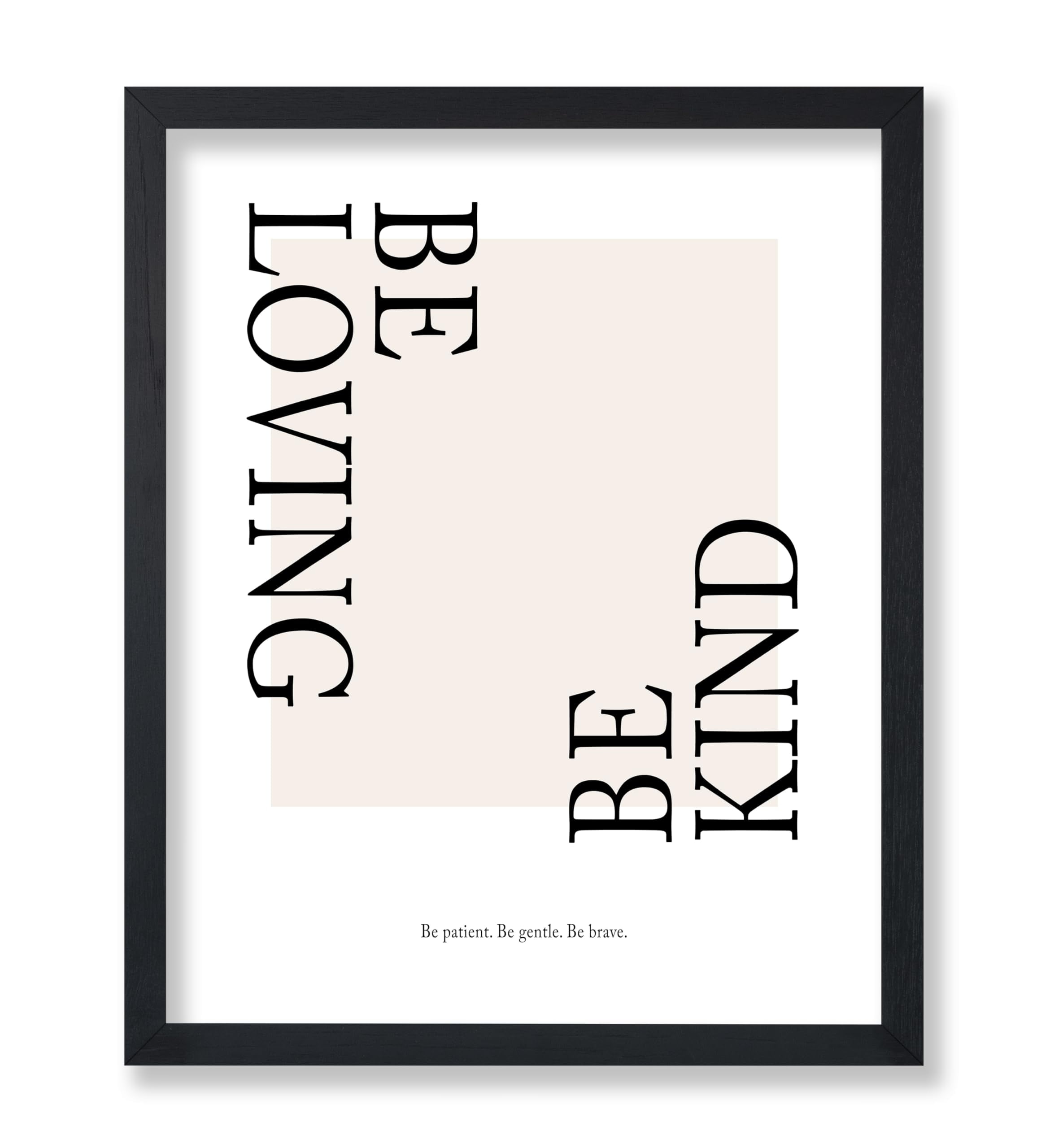 Poster Master Typography Poster - Quote Print - Be Loving Be Kind,Be ...