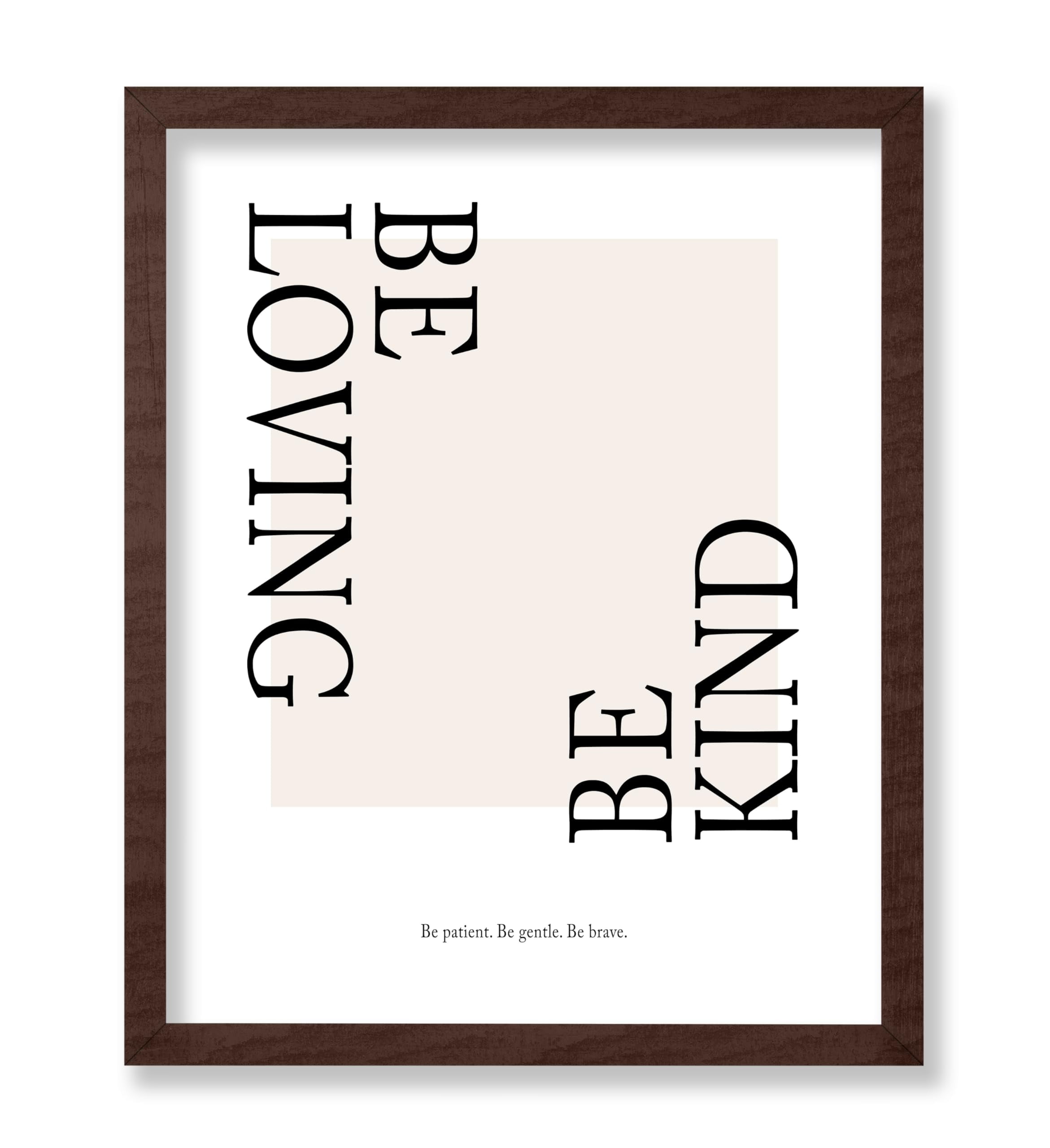 Poster Master Typography Poster - Quote Print - Be Loving Be Kind,Be ...