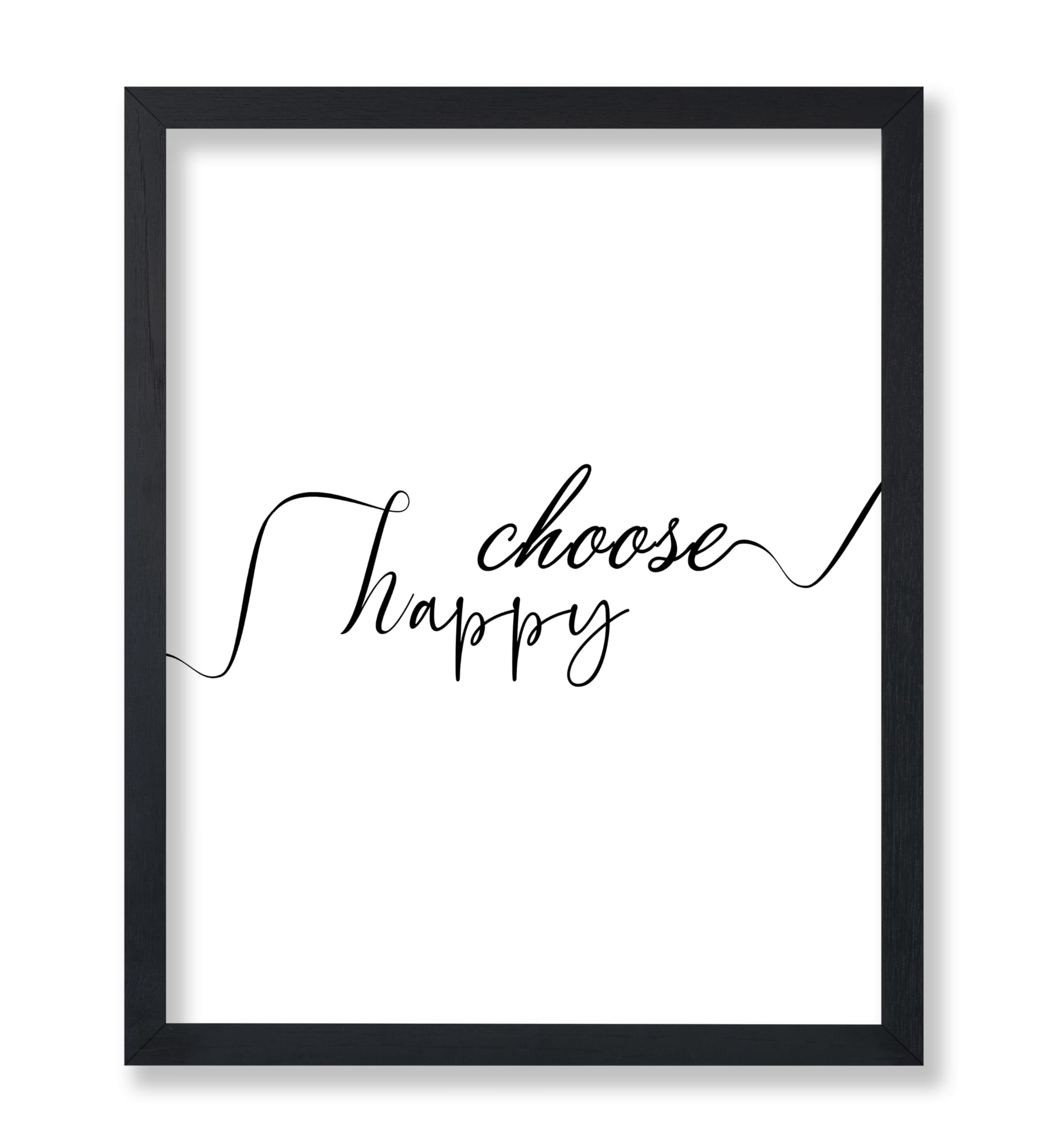Poster Master Typography Poster - Quote Print - Choose Happy, Beautiful ...