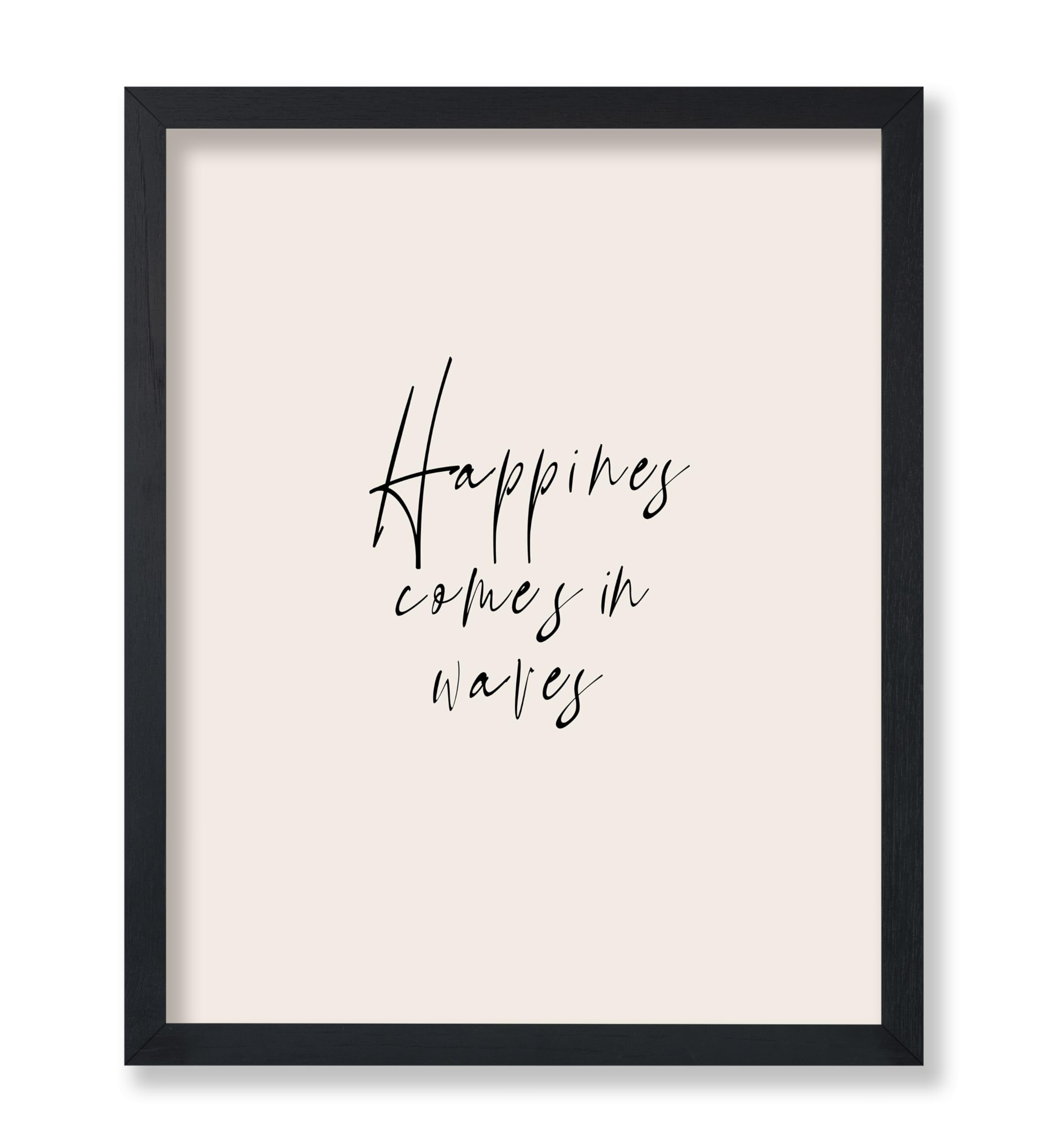 Poster Master Typography Poster - Quote Print - Happiness Comes in ...