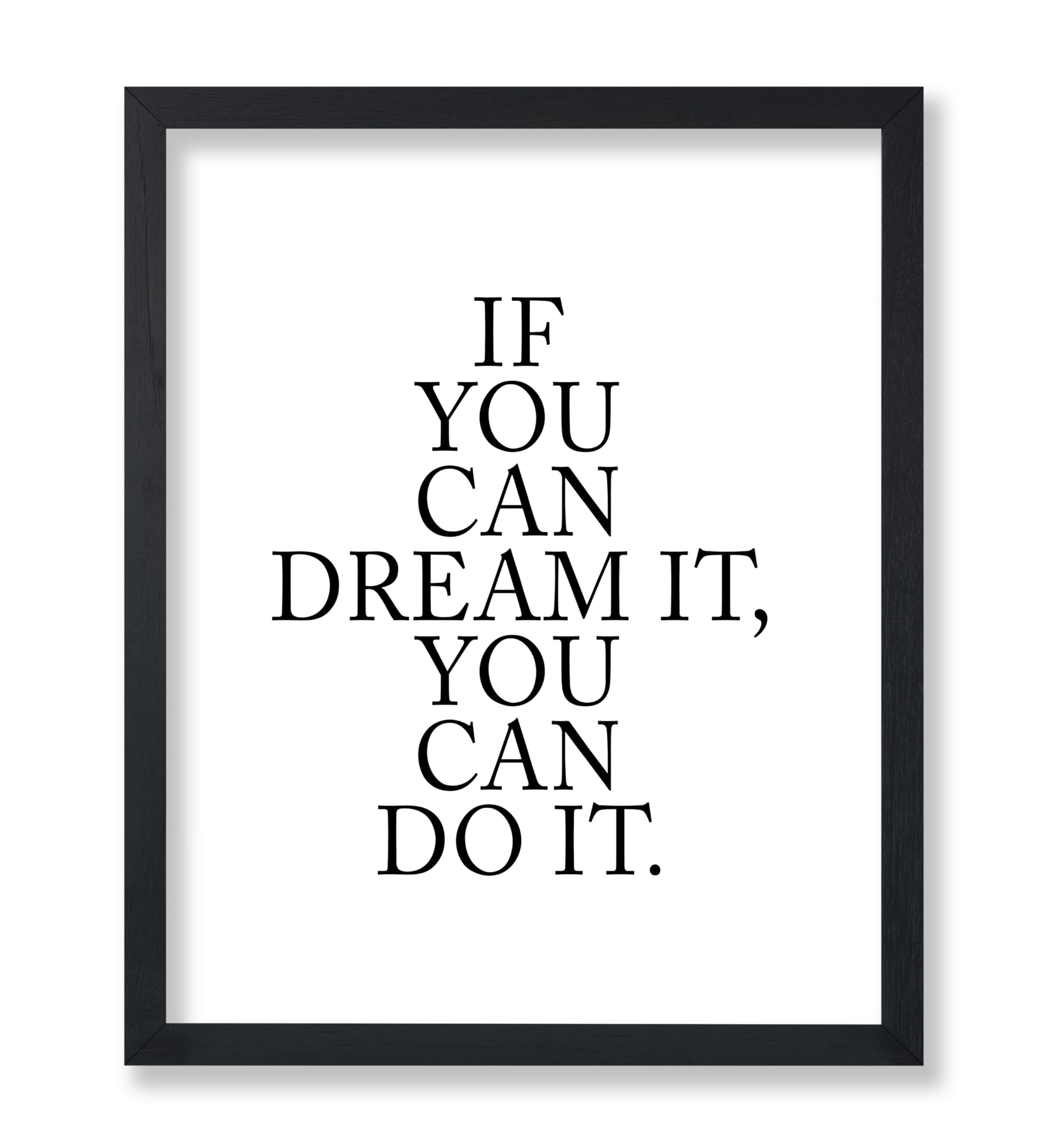 Poster Master Typography Poster - Quote Print - If You Can Dream it You ...