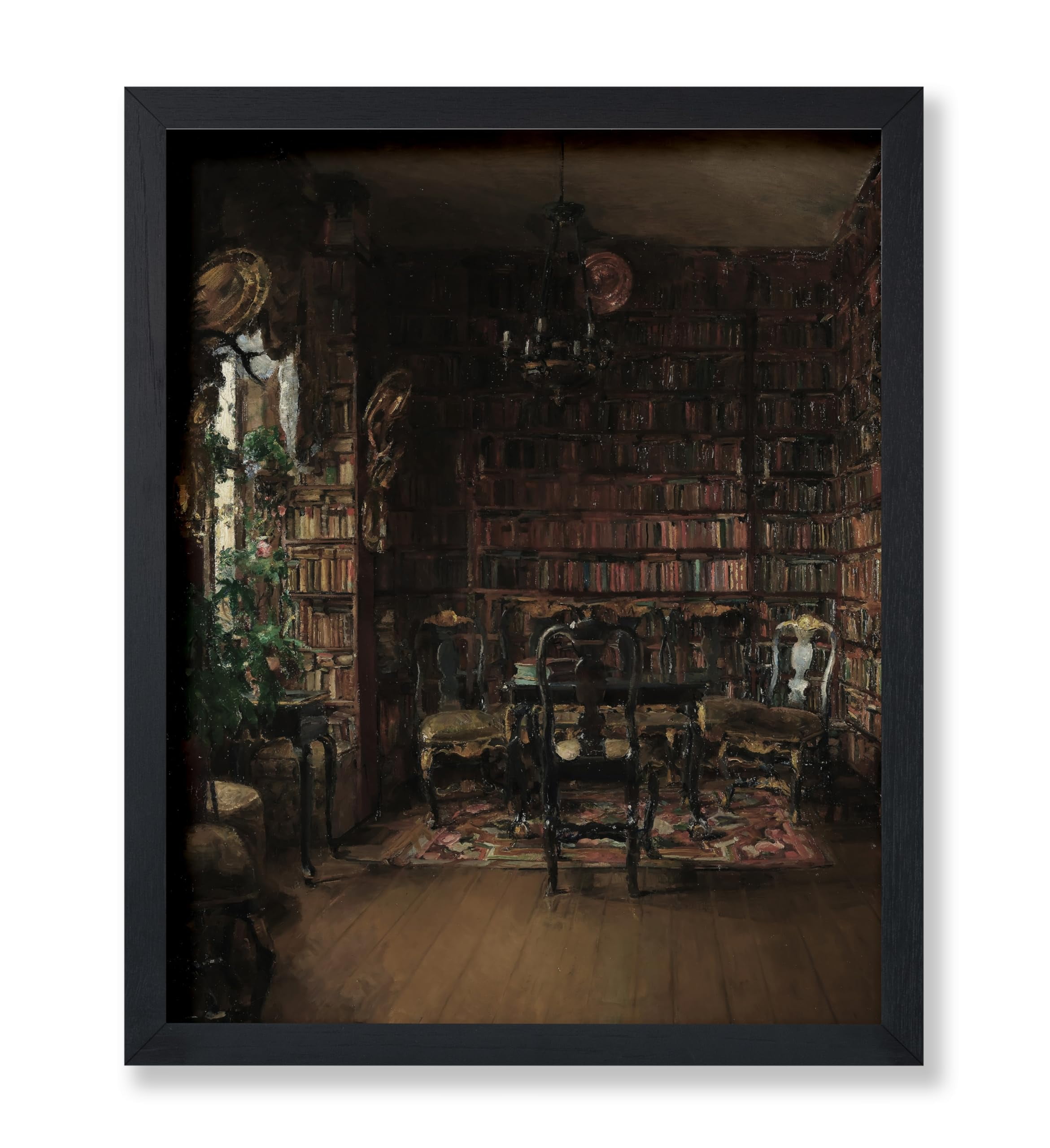 Poster Master Victorian Library Poster - Vintage Moody Art - Unique ...