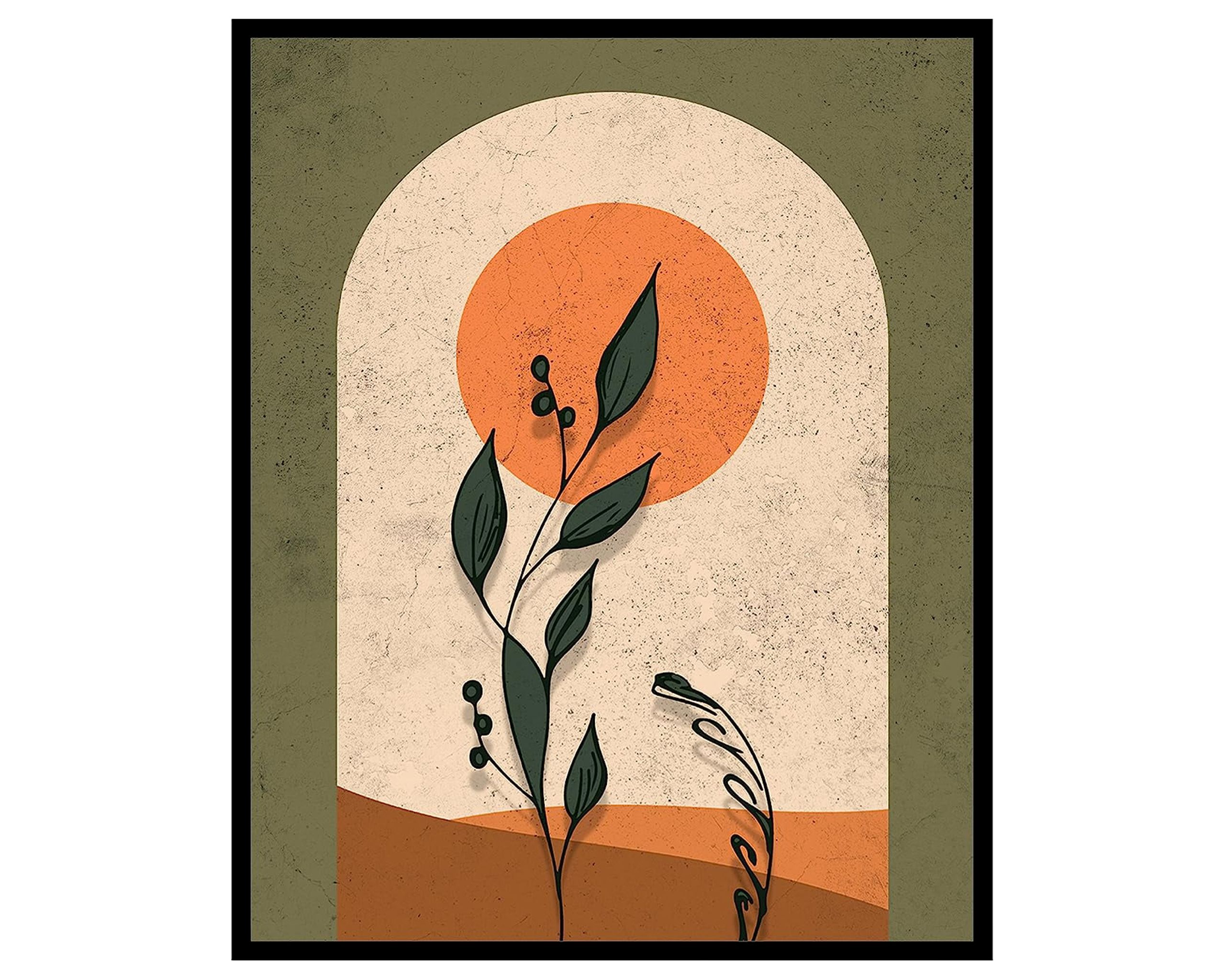 Poster Master Vintage Abstract Boho Poster - Retro Minimalist Print ...