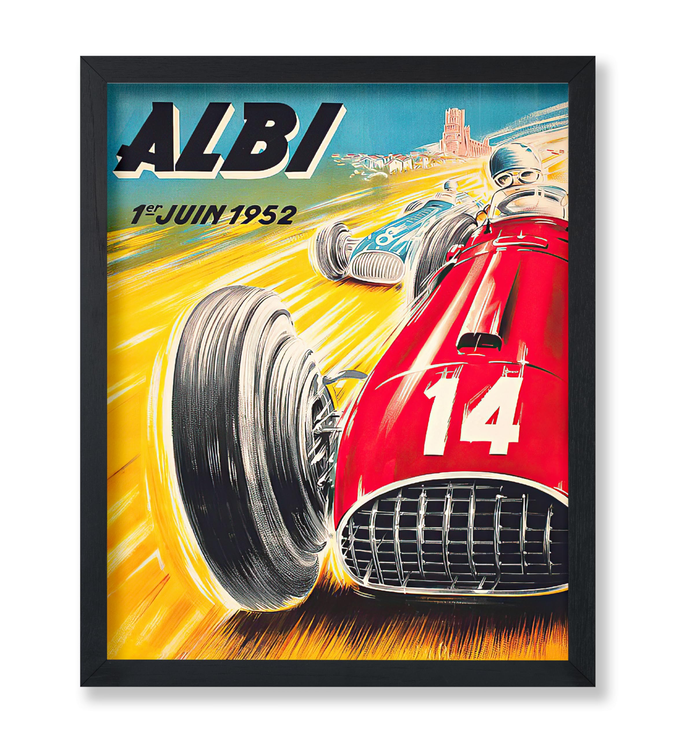 Poster Master Vintage Albi Car Racing Poster - Retro Albi Grand Prix ...