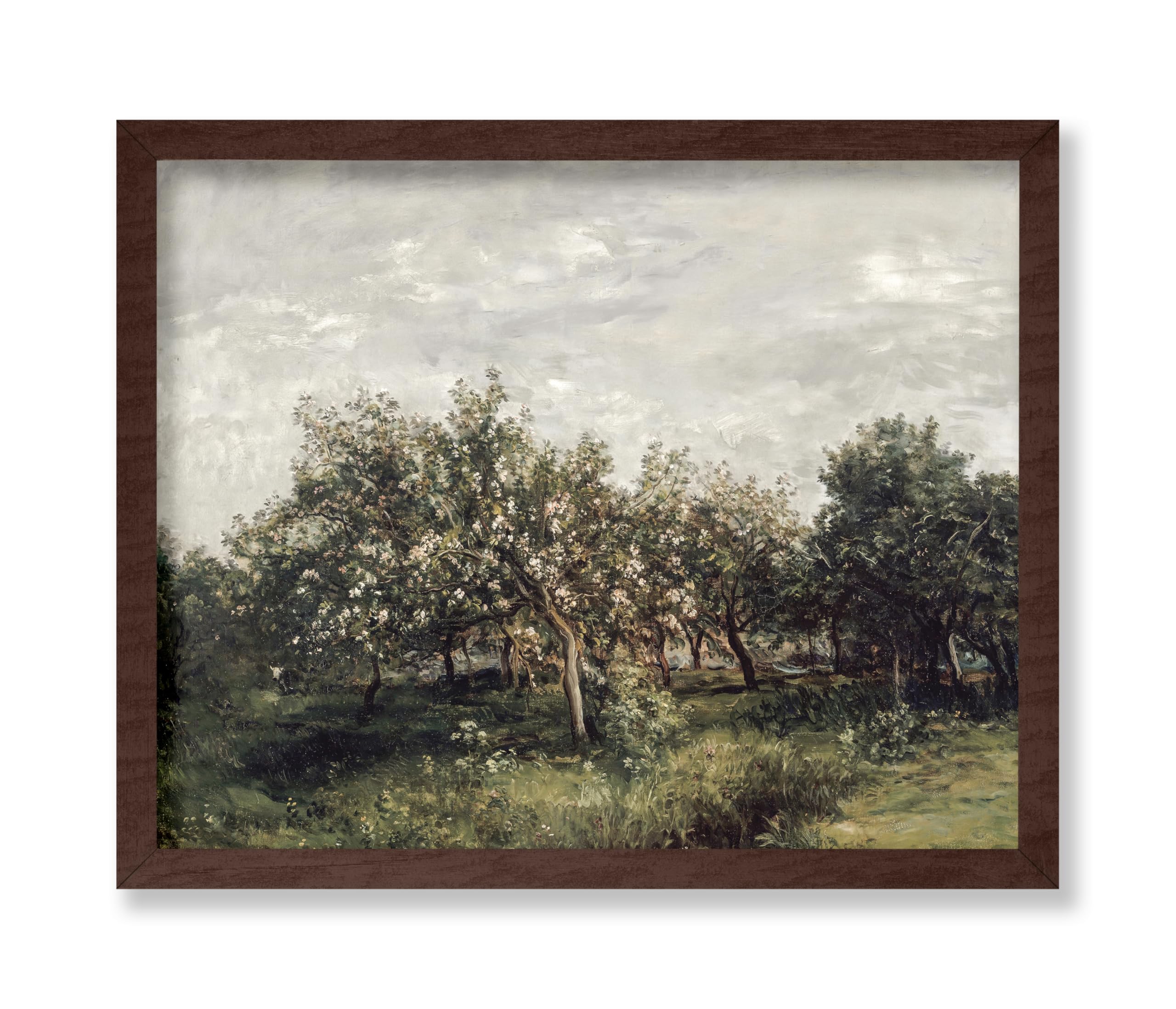Poster Master Vintage Apple Blossoms Painting Poster - Retro Apple Tree ...