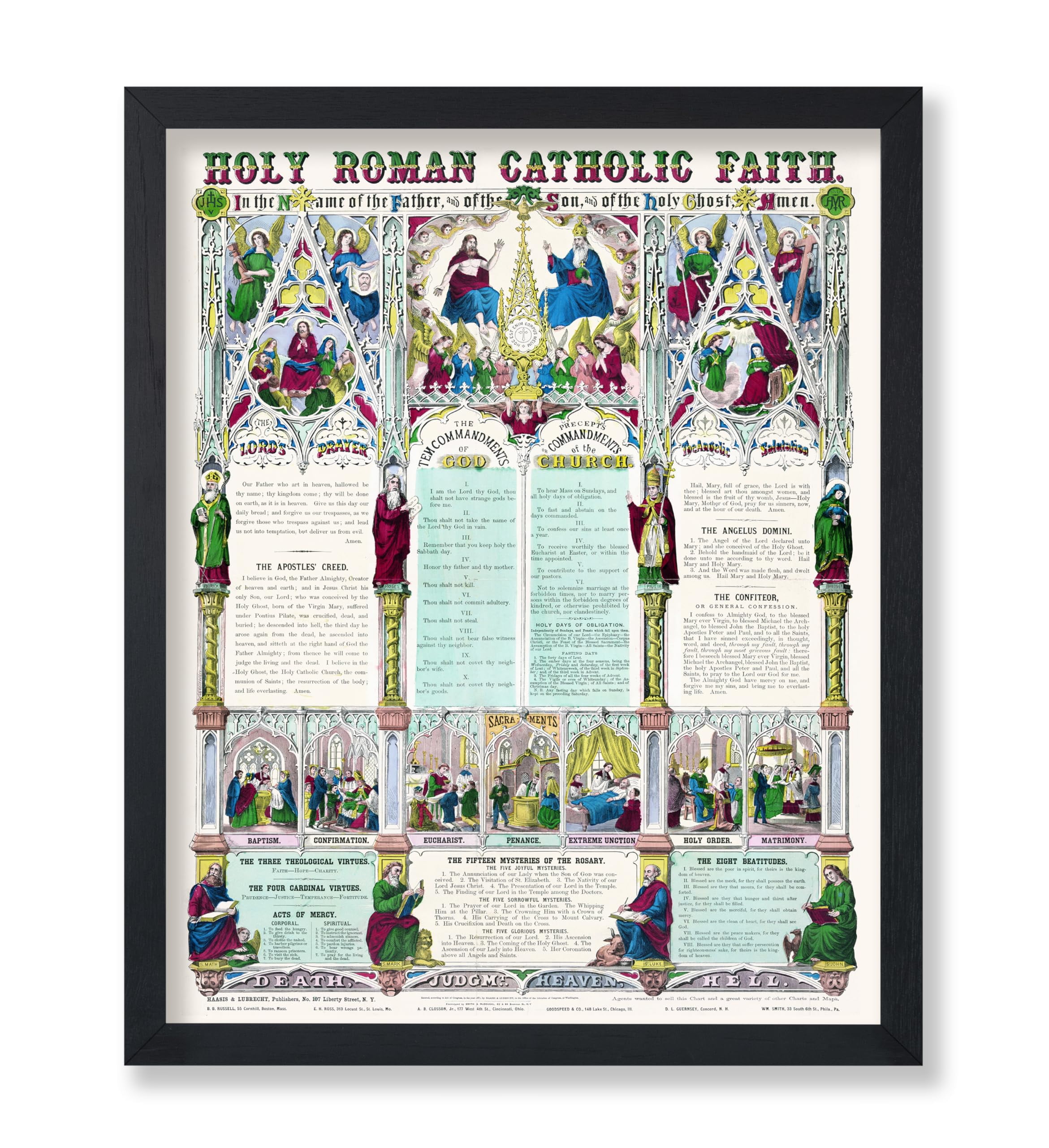 Poster Master Vintage Biblical Poster - Retro Spiritual Print - Gift ...