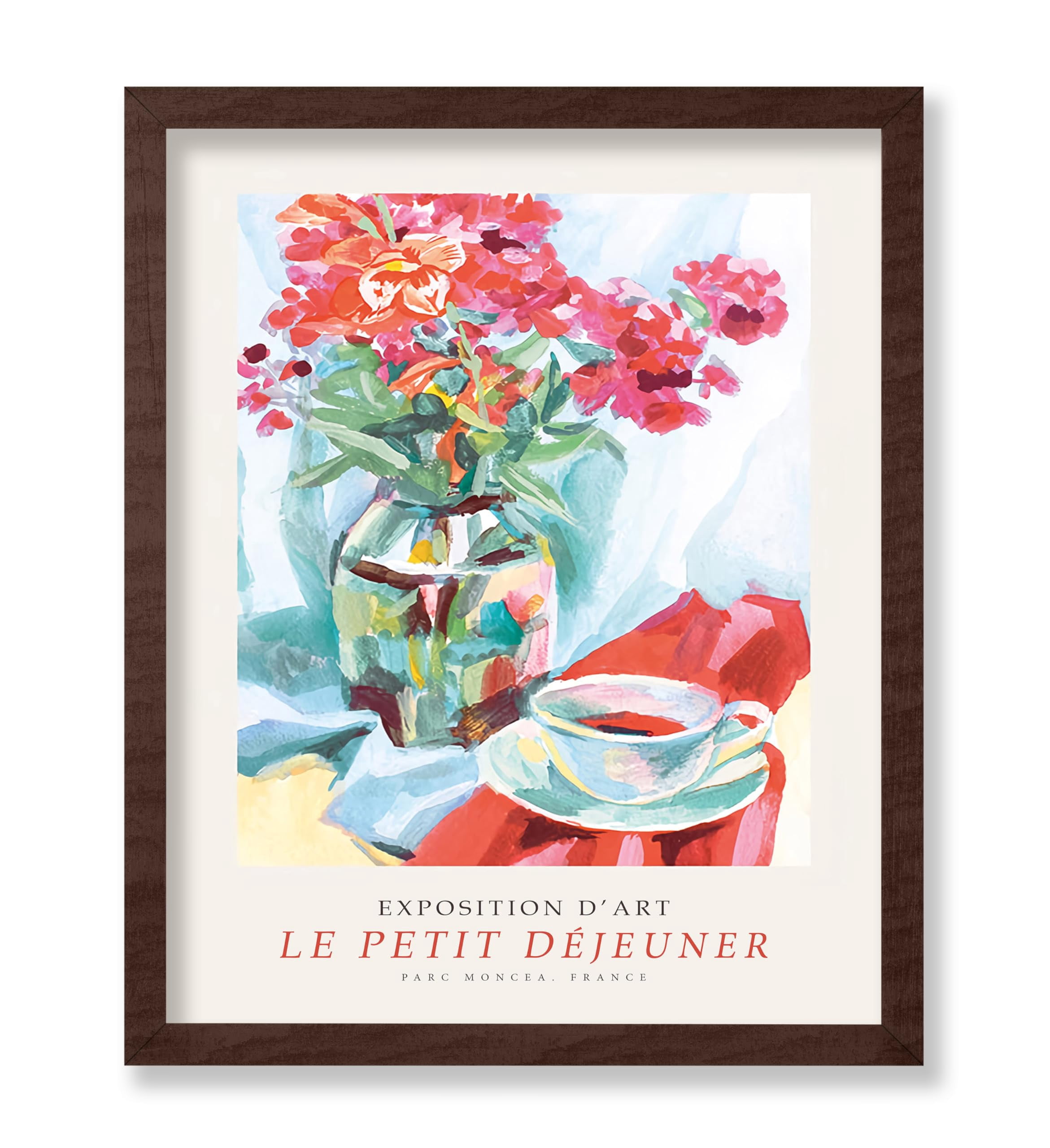 Poster Master Vintage Botanical Poster - Retro Floral Print - Bouquet ...