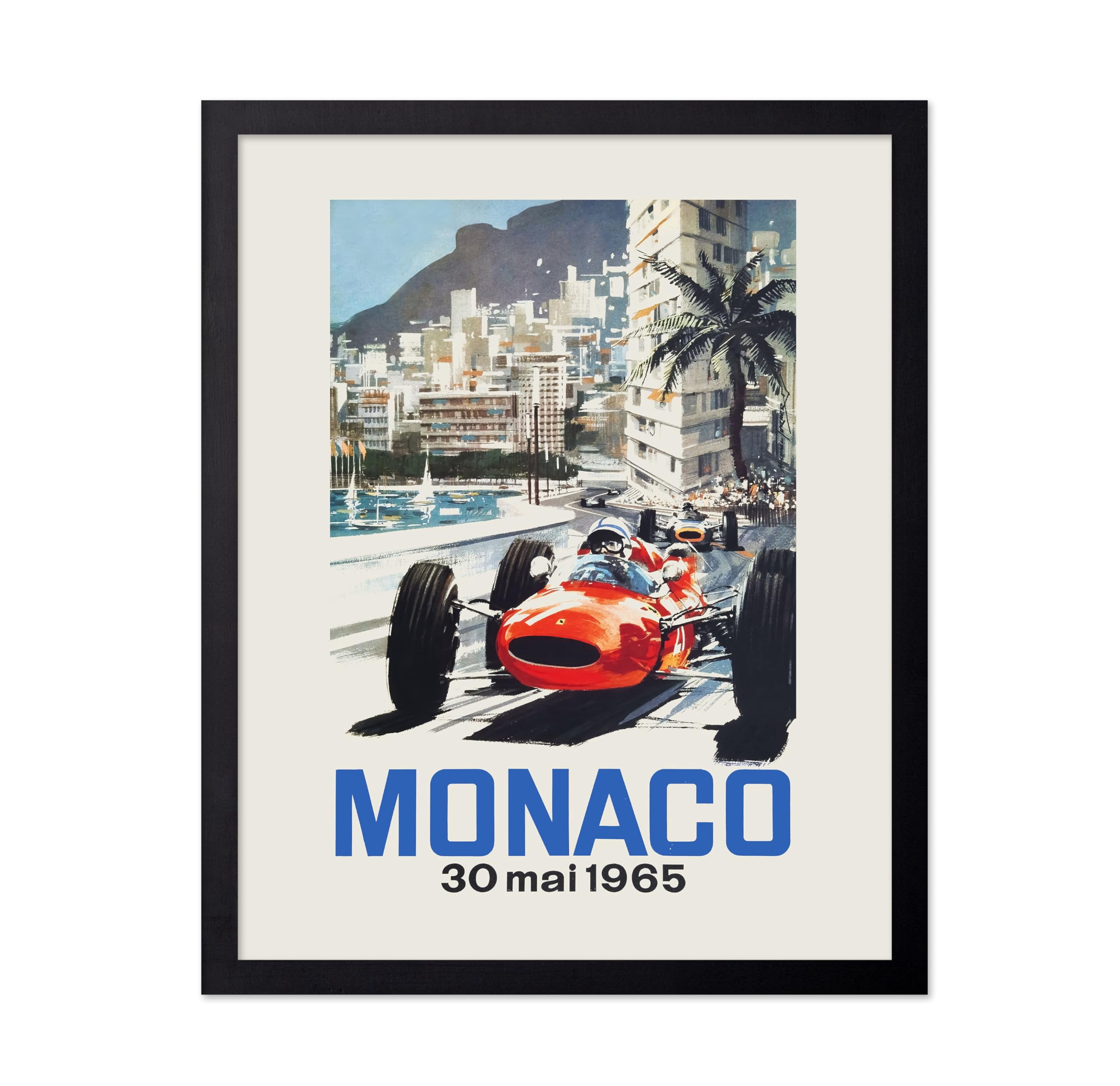 Poster Master Vintage Car Racing Poster - Retro Auto Racing Print ...