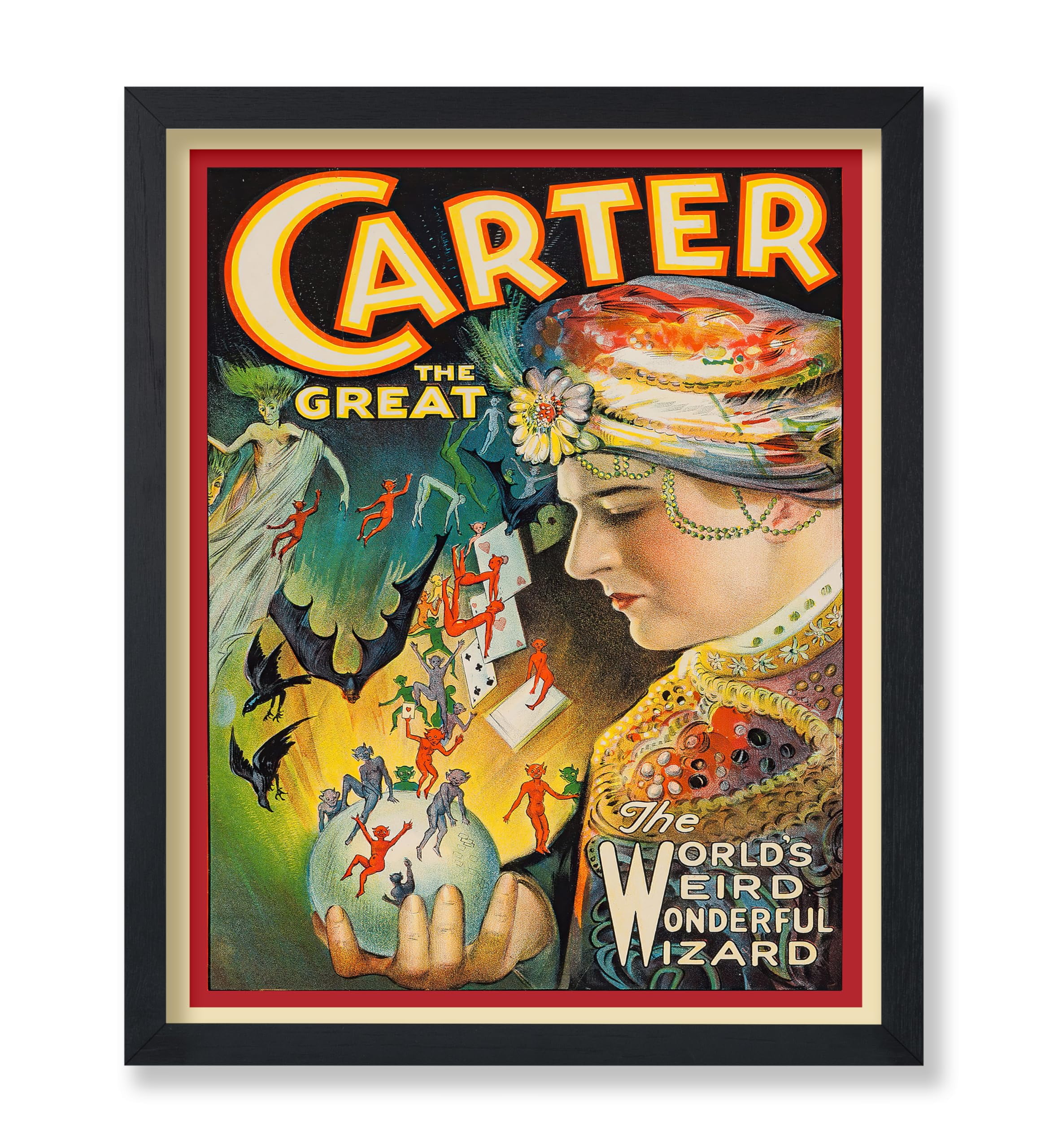 Poster Master Vintage Carter The Great Poster - Retro World's Weird ...