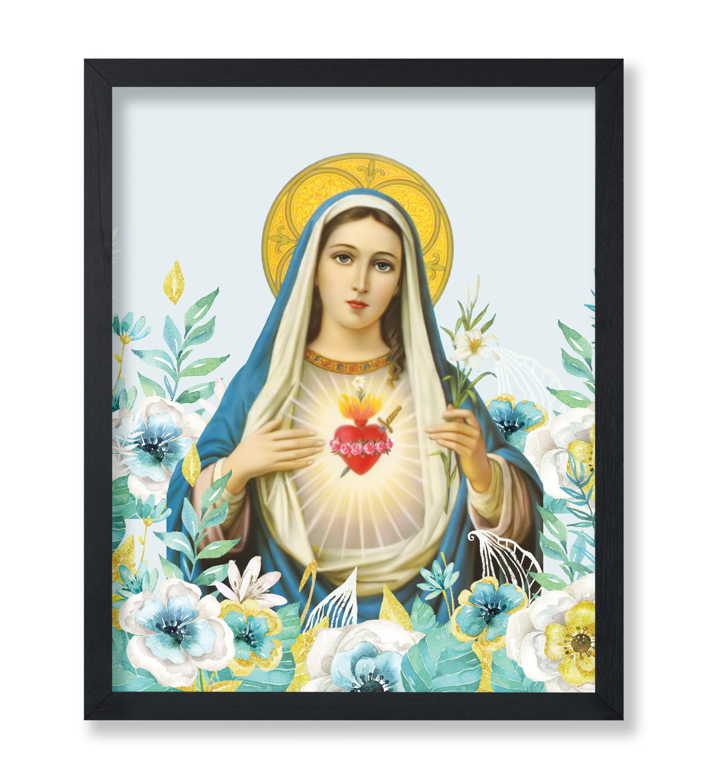 Poster Master Vintage Catholic Poster - Retro Christian Print - 11x14 ...