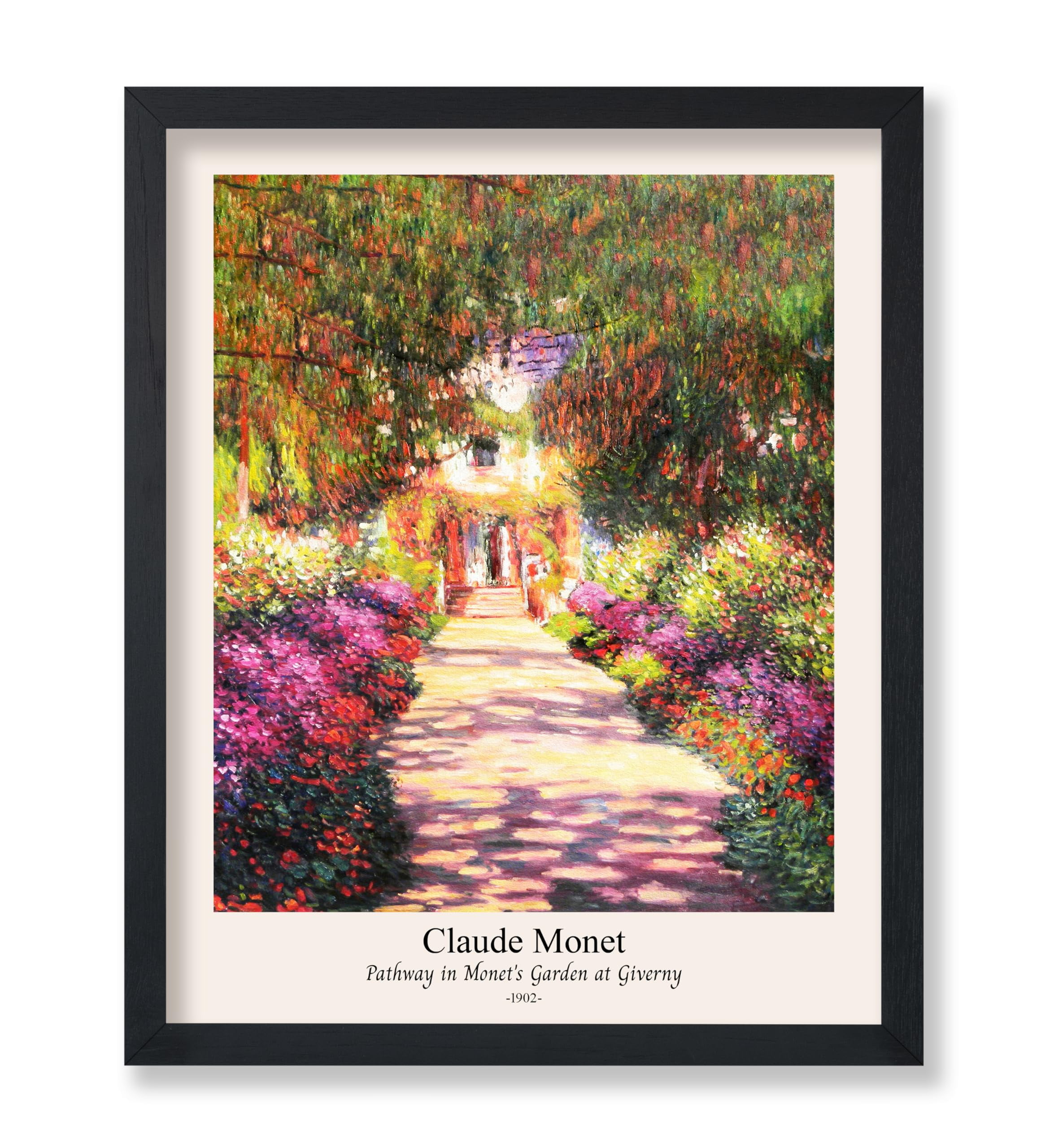 Poster Master Vintage Claude Monet Poster - Retro Pathway in Monet's ...