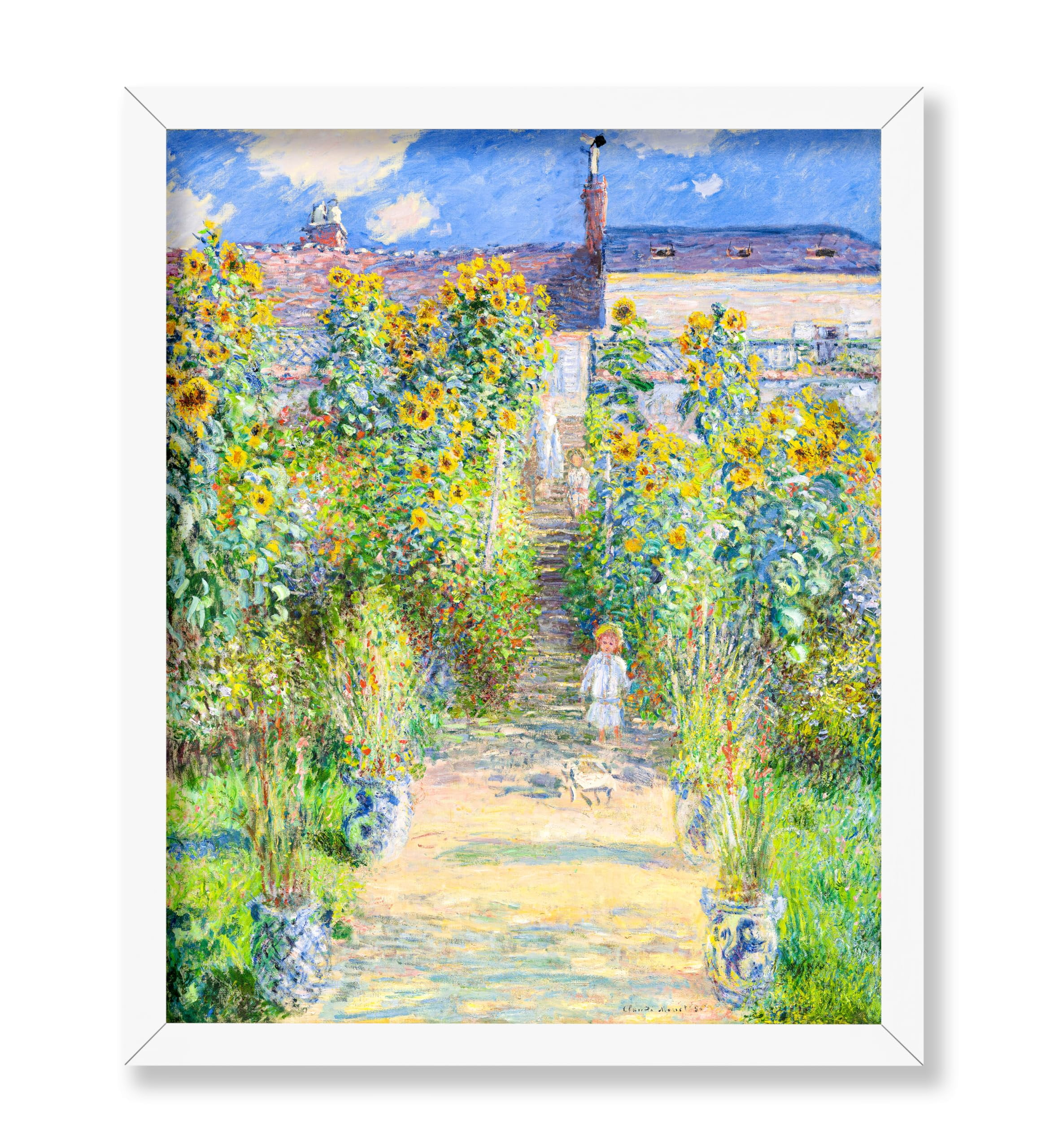 Poster Master Vintage Claude Monet Poster - Retro The Artist's Garden ...