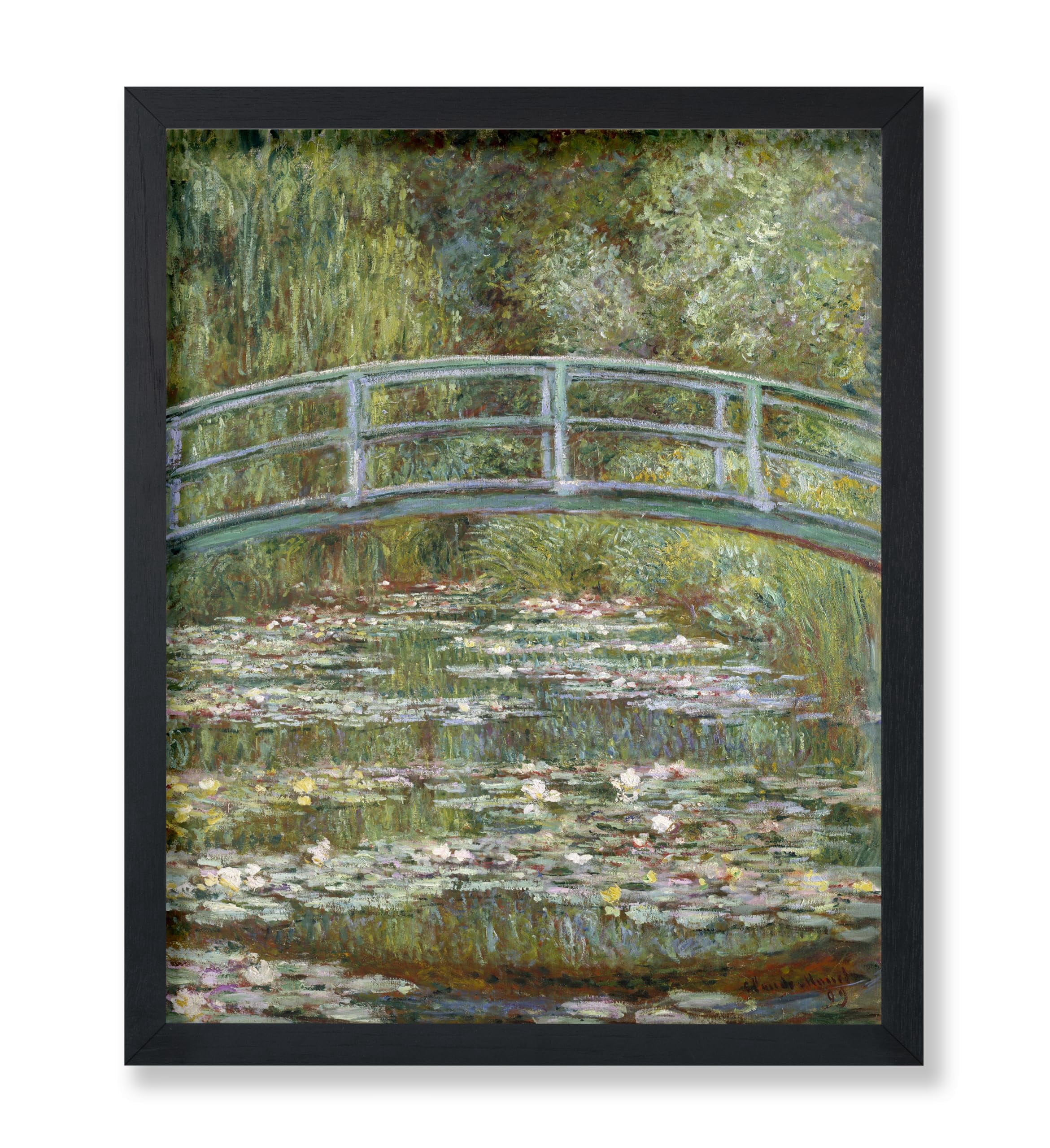 Poster Master Vintage Claude Monet Poster - Retro The Water Lily Pond ...