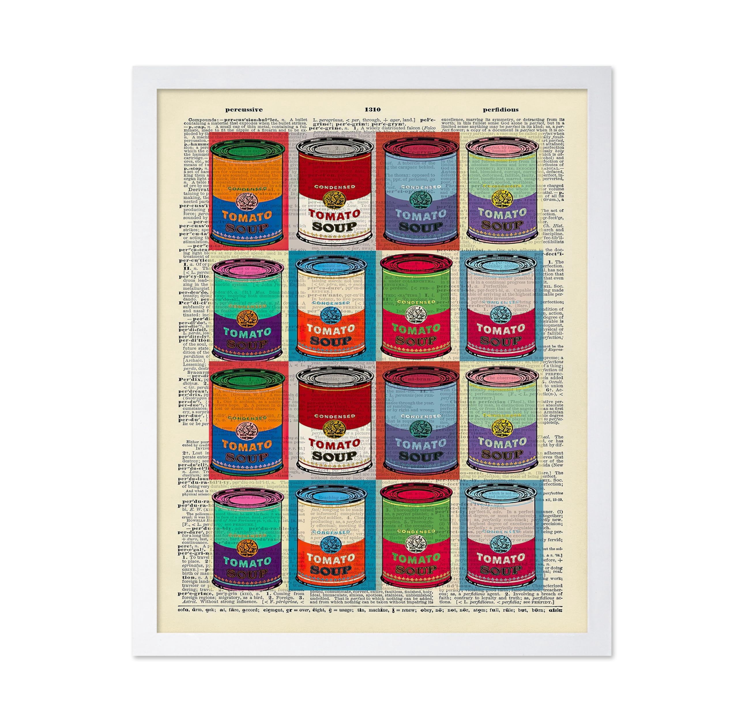 Poster Master Vintage Dictionary Art Poster - Retro Pop Art Print ...