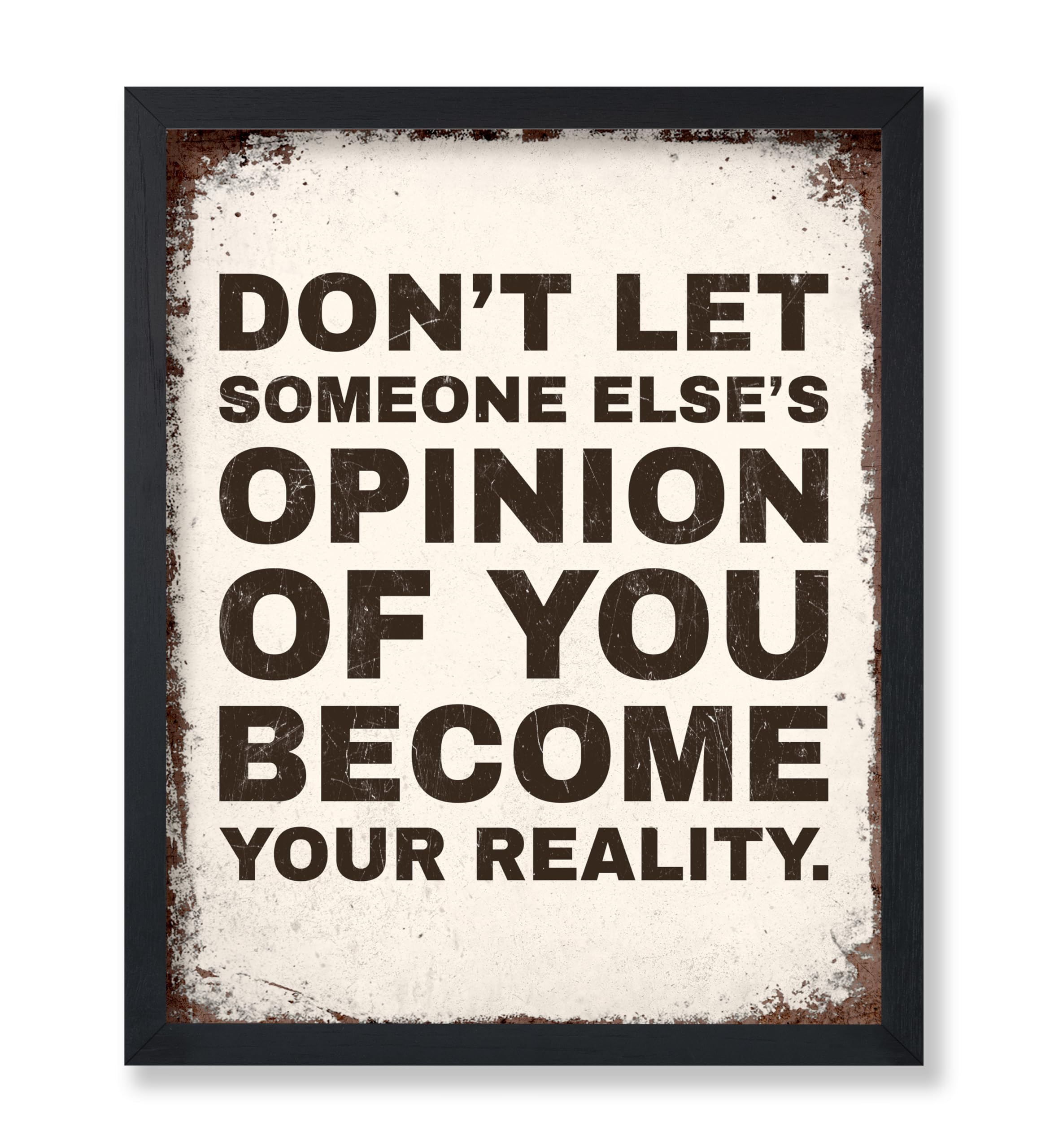 Poster Master Vintage Don't Let Someone Else's Opinion Of You Become ...