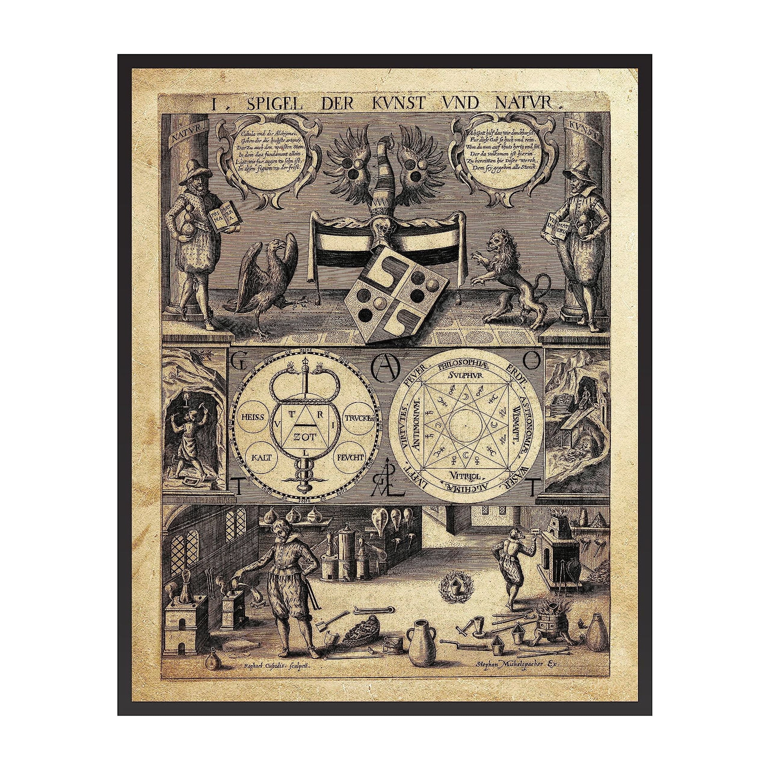 Poster Master Vintage Esoteric Poster - Retro Supernatural Print - 8x10 ...