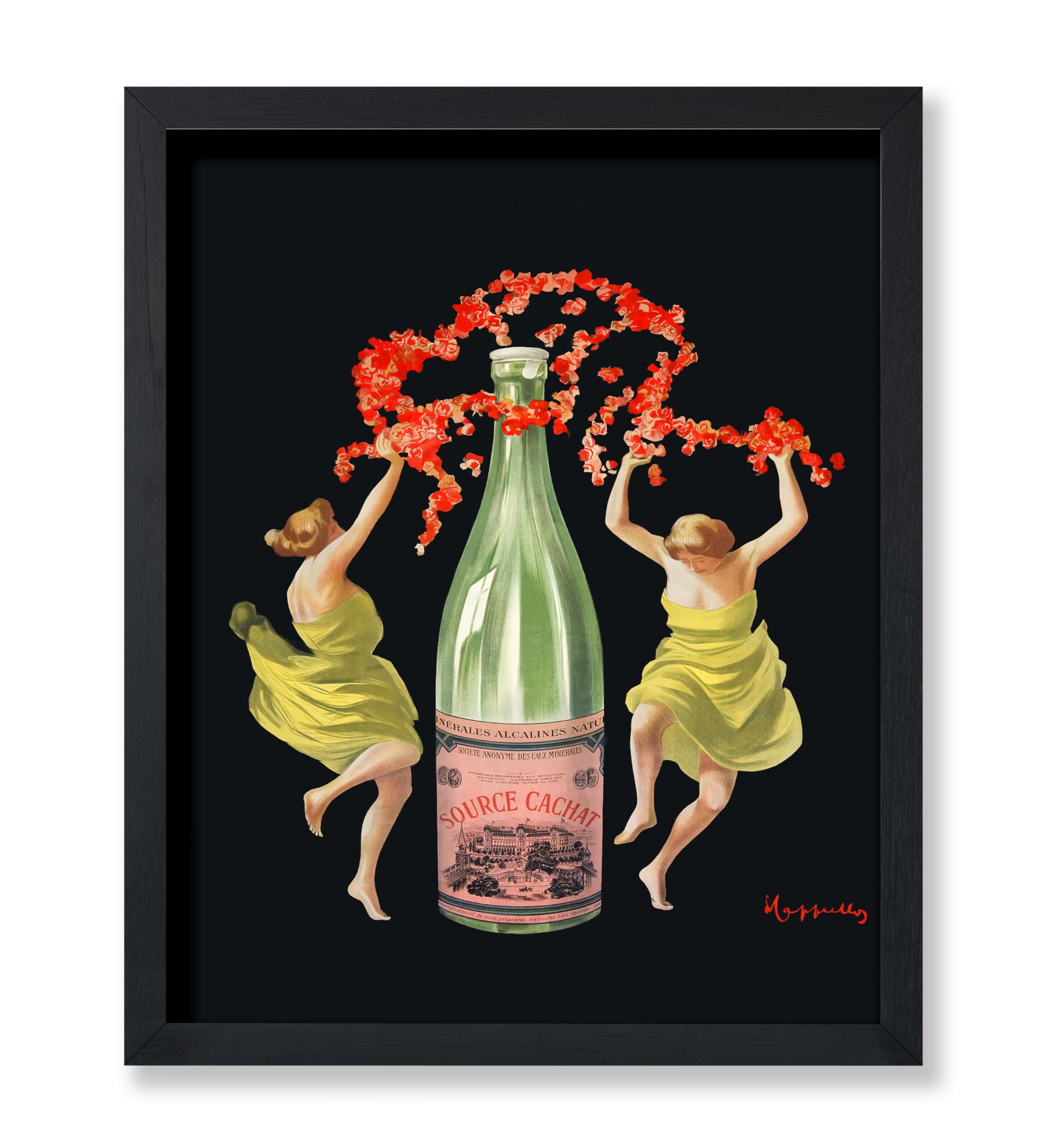 Poster Master Vintage Evian Mineral Water Poster - Retro Evian Cachat ...
