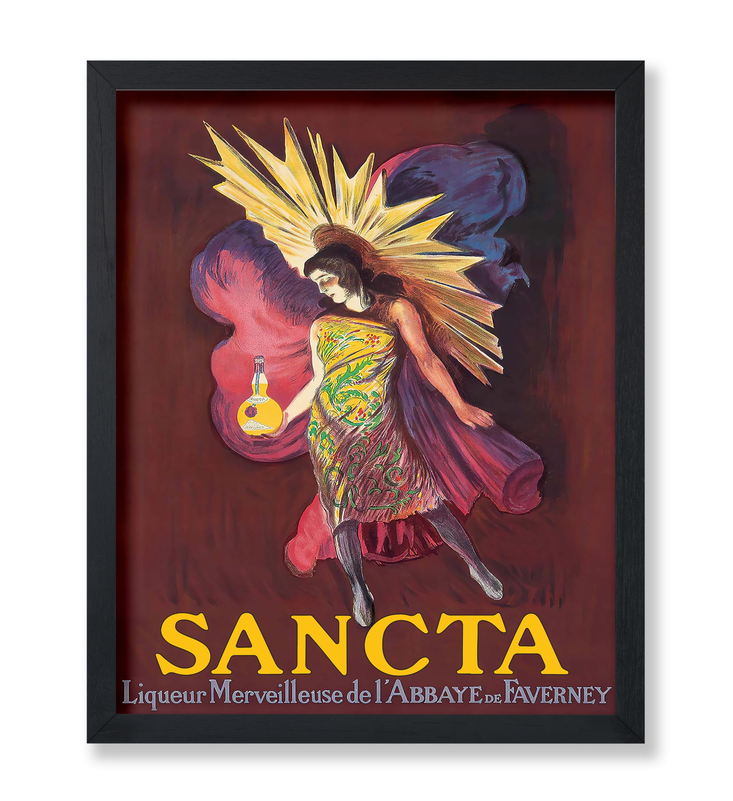 Poster Master Vintage Food & Drink Poster - Retro Sancta Liquore Print ...