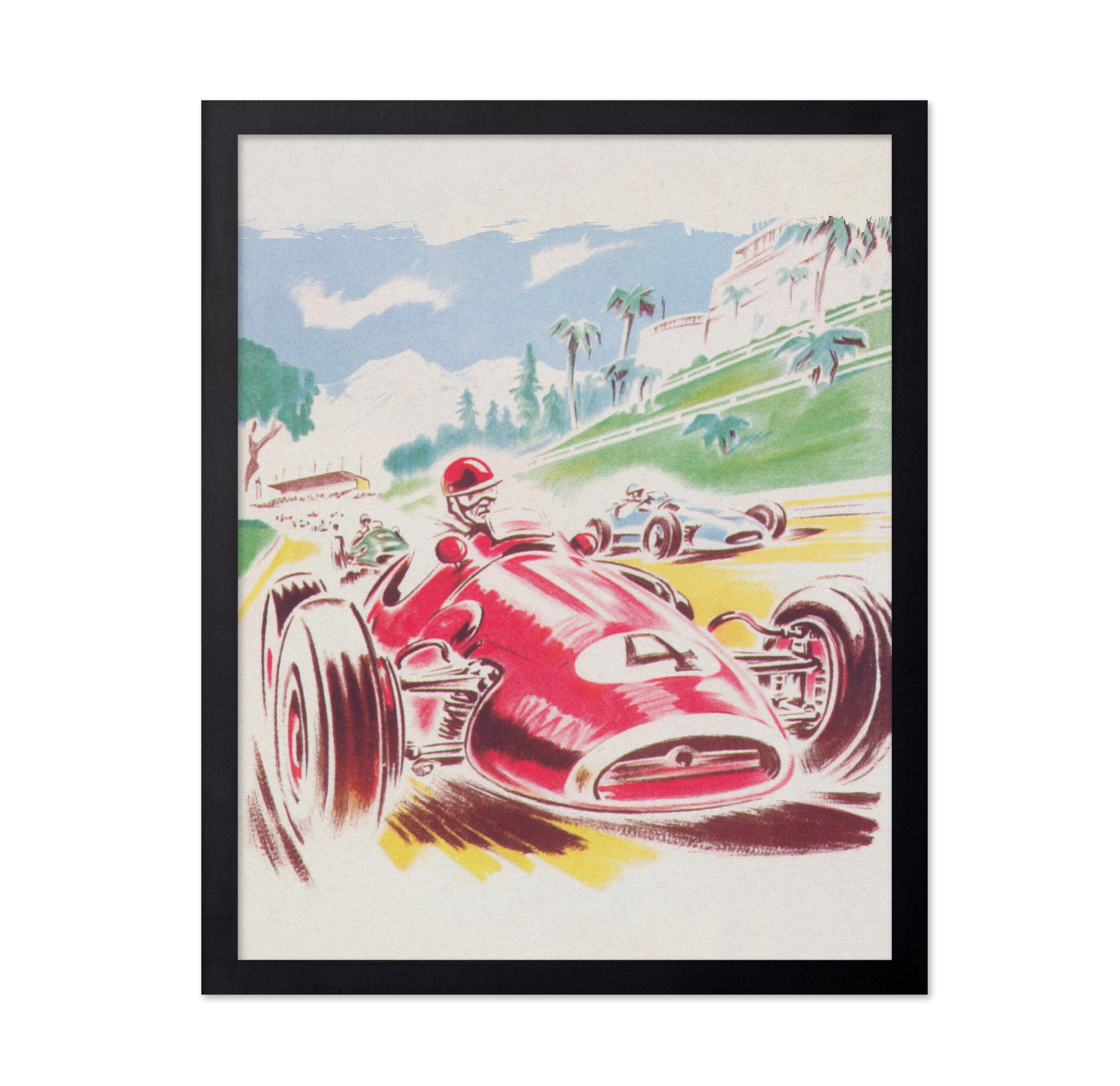 Poster Master Vintage France Car Race Poster - Retro Pau Grand Prize ...