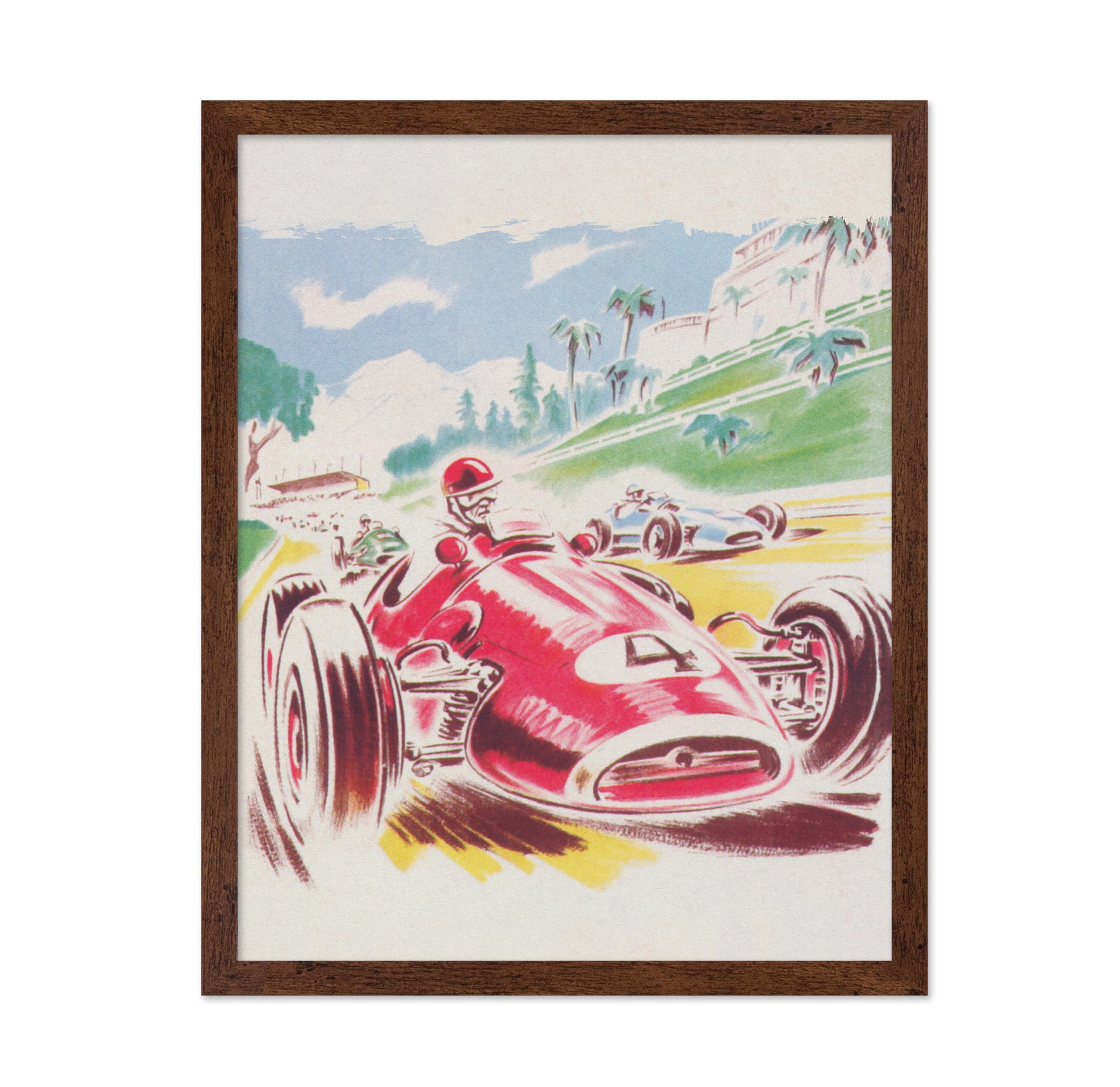 Poster Master Vintage France Car Race Poster - Retro Pau Grand Prize ...