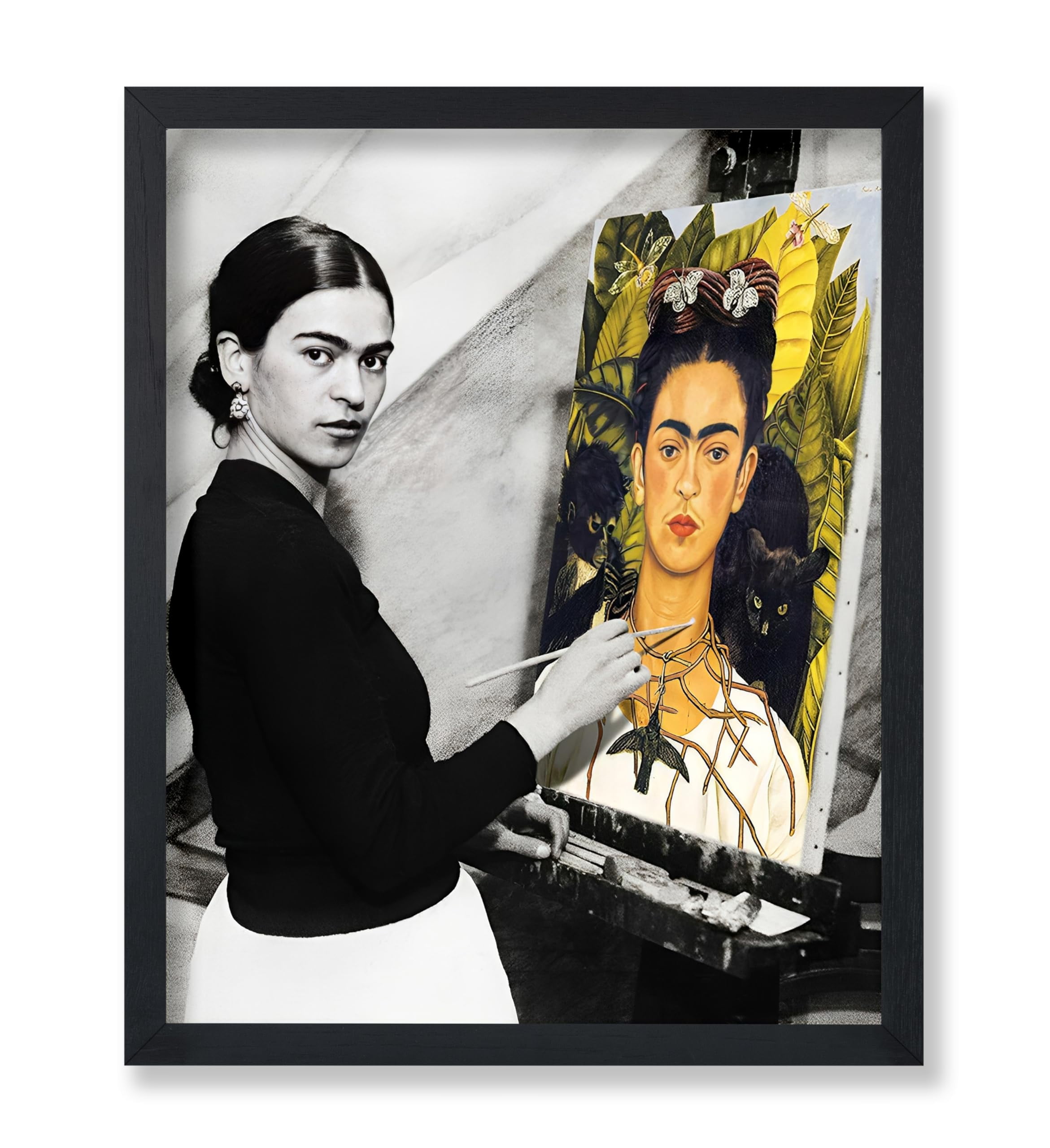 Poster Master Vintage Frida Poster - Retro Self Portrait Print ...