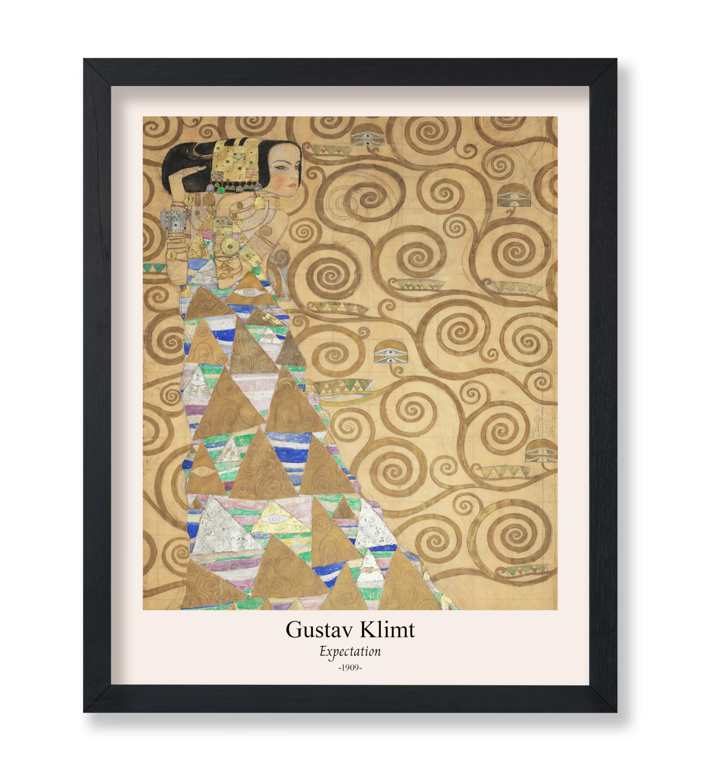 Poster Master Vintage Gustav Klimt Poster - Retro Expectation Print ...
