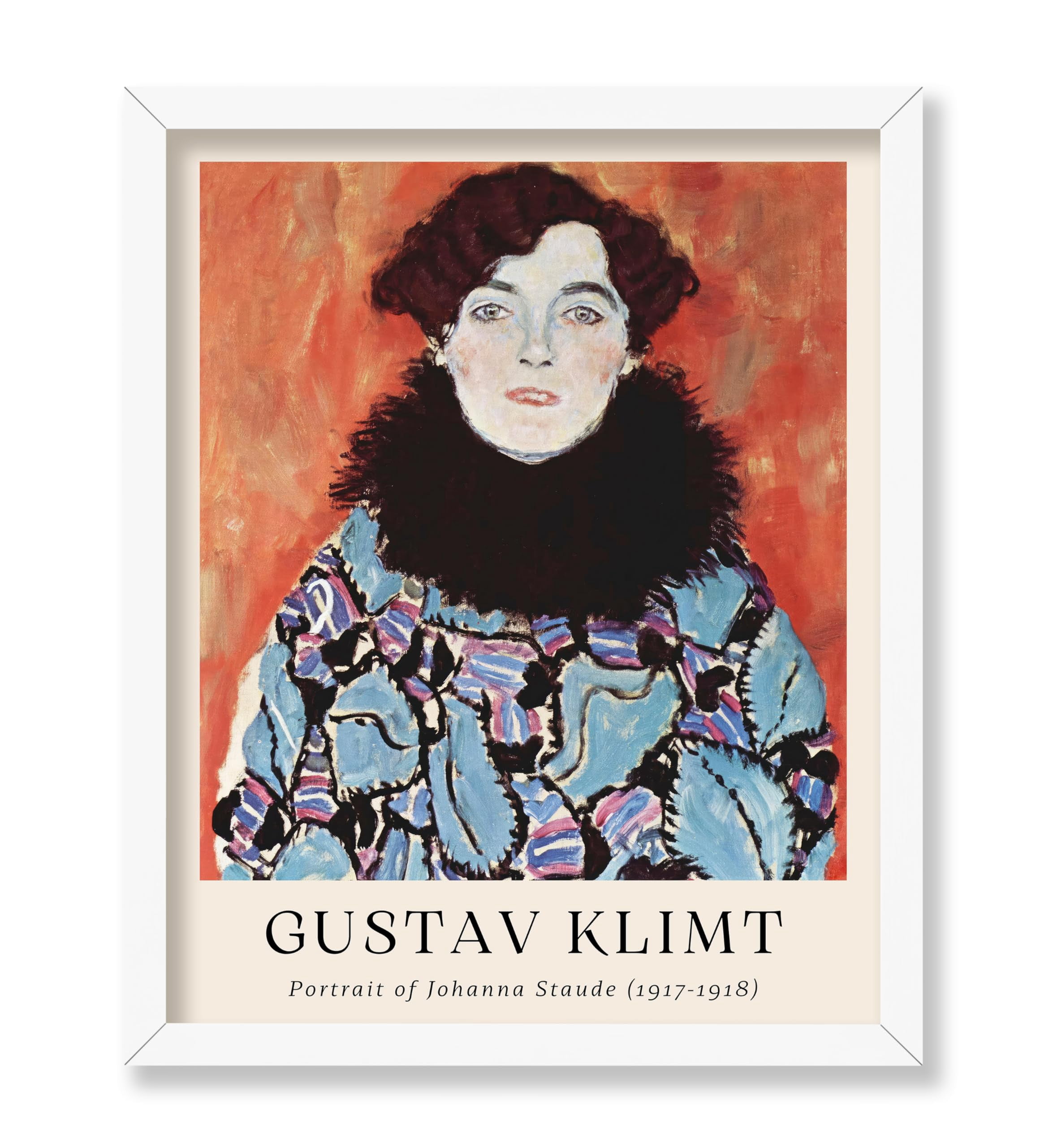 Poster Master Vintage Gustav Klimt Poster - Retro Portrait of Johanna ...