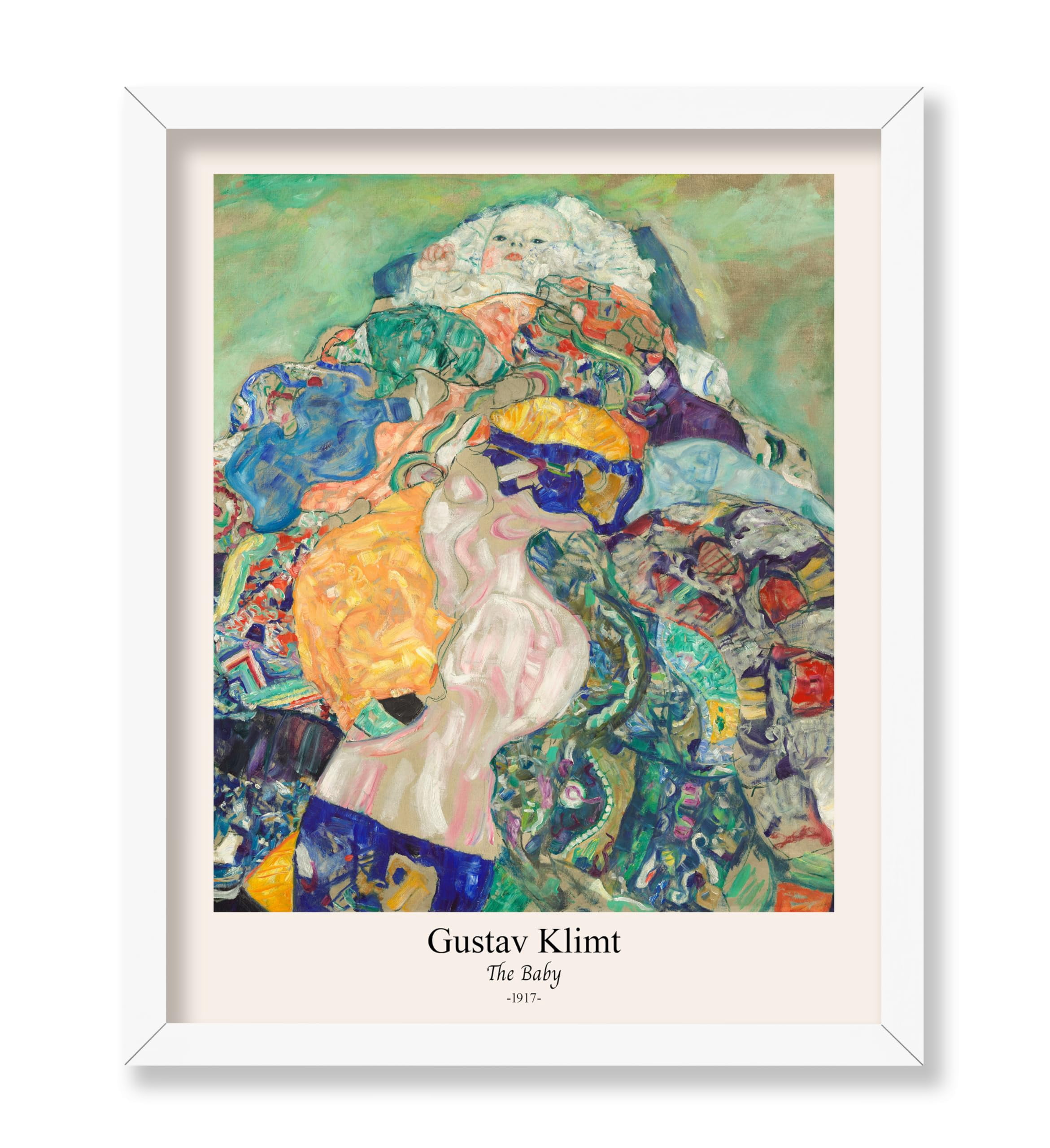 Poster Master Vintage Gustav Klimt Poster - Retro The Baby Print - Art ...