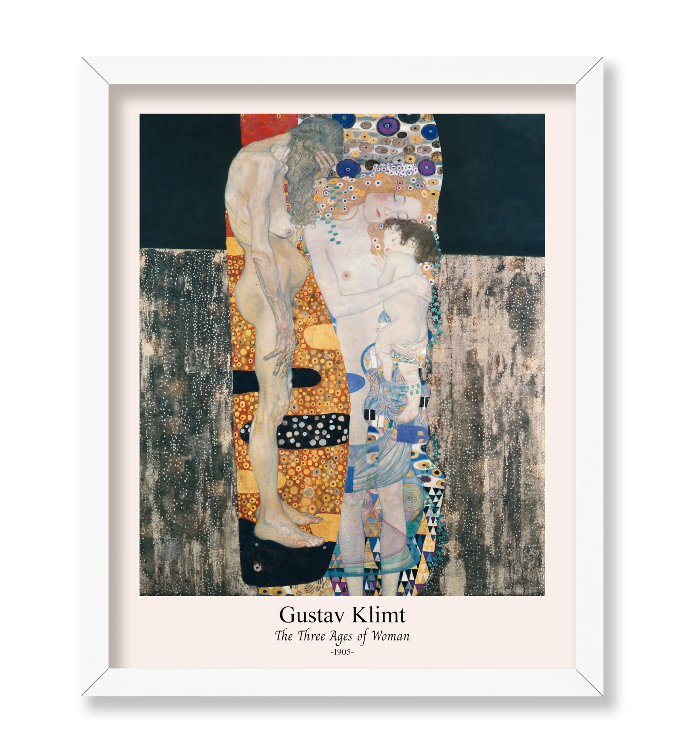 Poster Master Vintage Gustav Klimt Poster - Retro The Three Ages of ...