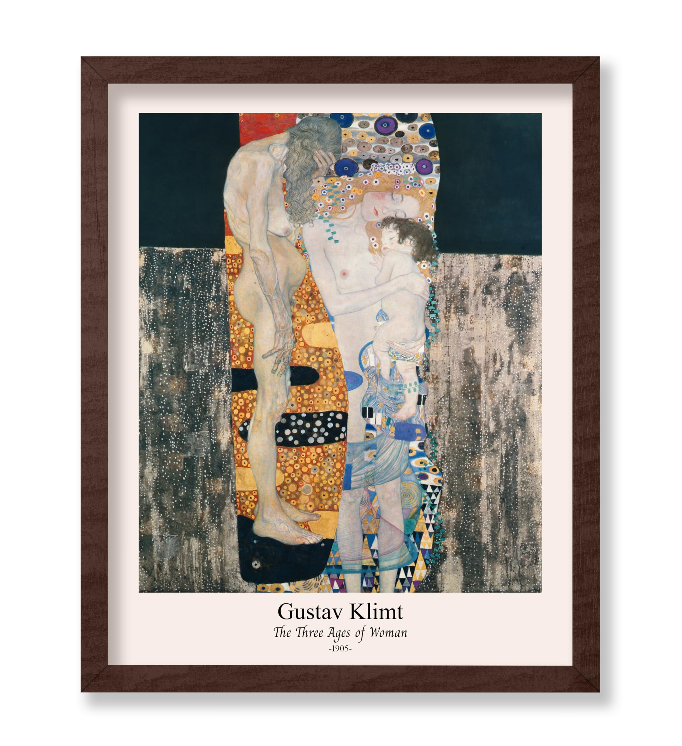 Poster Master Vintage Gustav Klimt Poster - Retro The Three Ages of ...