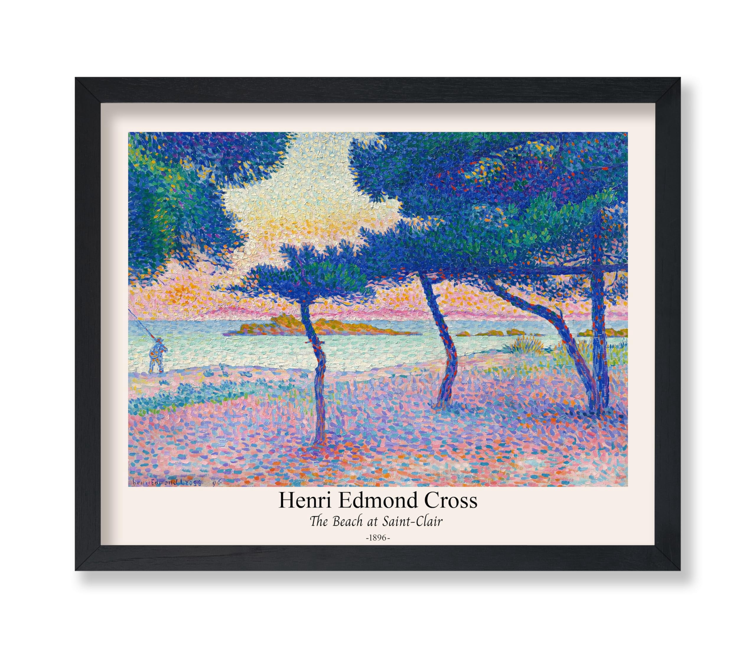Poster Master Vintage Henri Edmond Cross Poster - Retro The Beach at ...