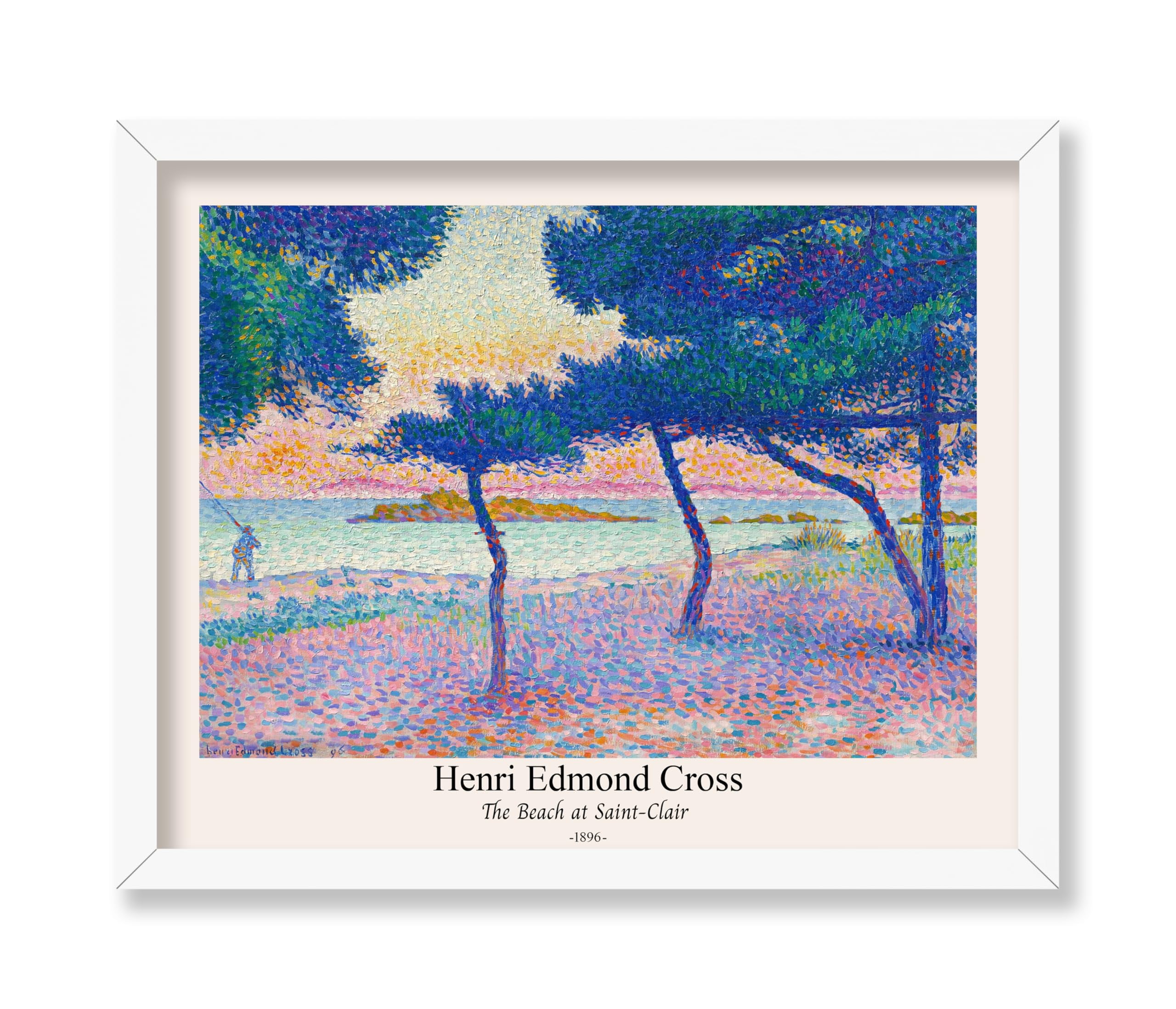 Poster Master Vintage Henri Edmond Cross Poster - Retro The Beach at ...