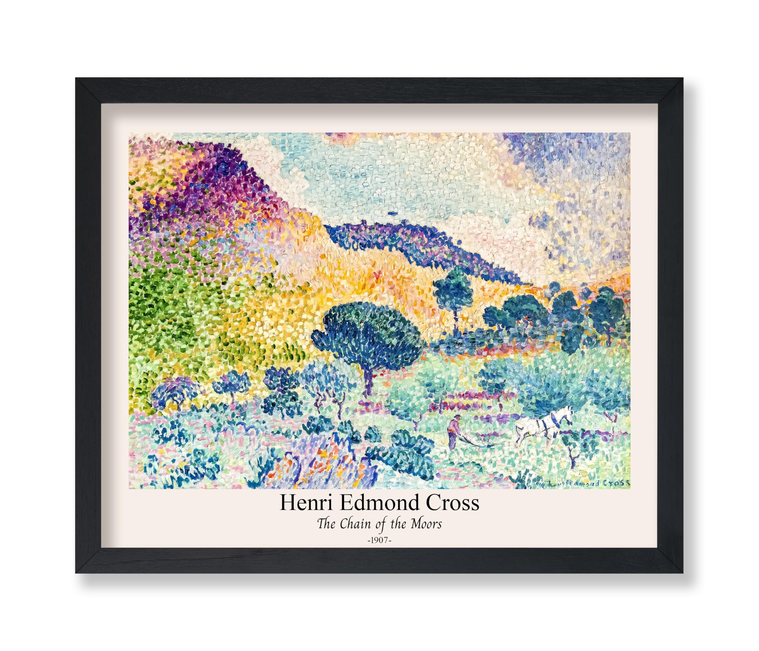 Poster Master Vintage Henri Edmond Cross Poster - Retro The Chain of ...