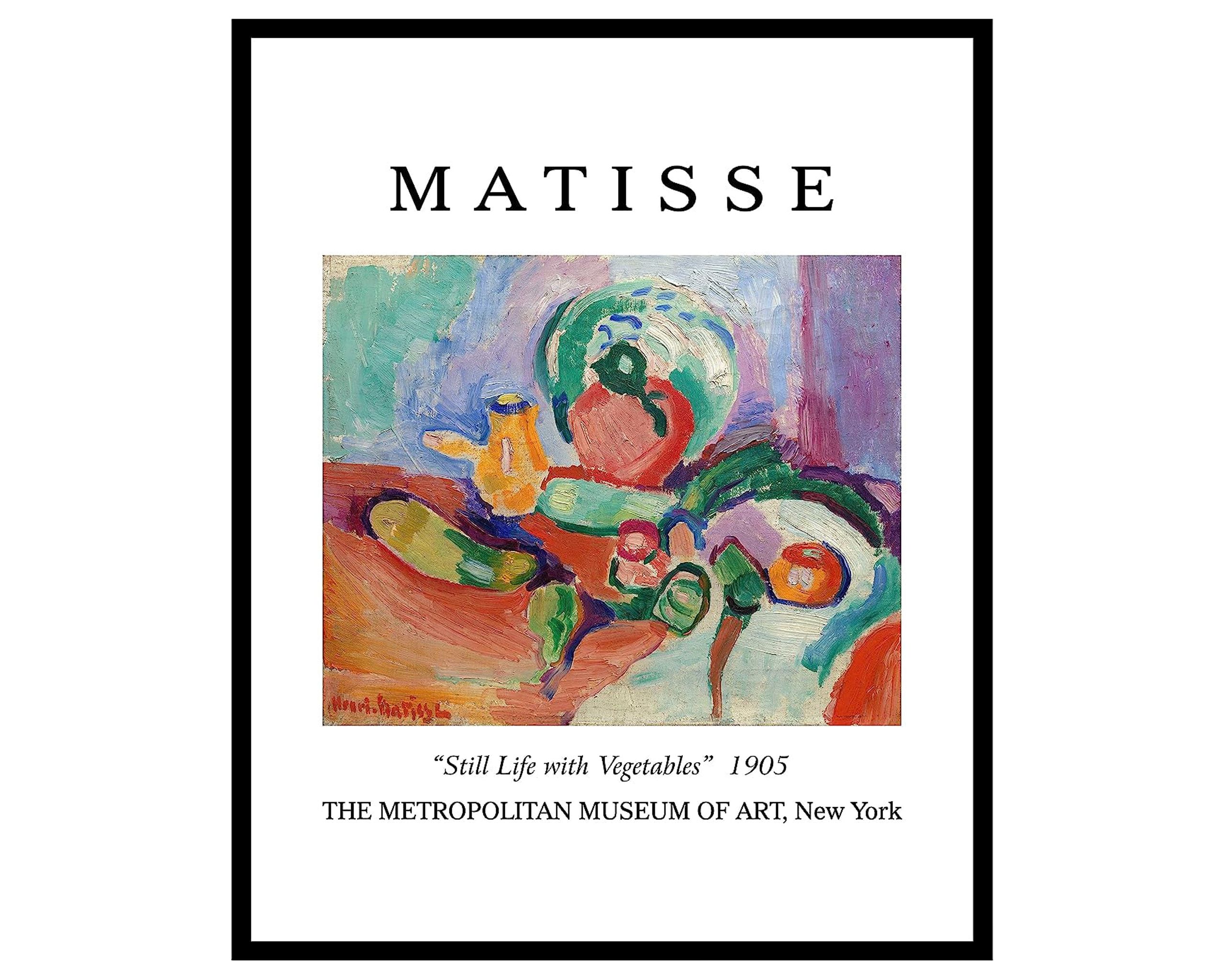 Poster Master Vintage Henri Matisse Poster - Retro Fauvism Print ...