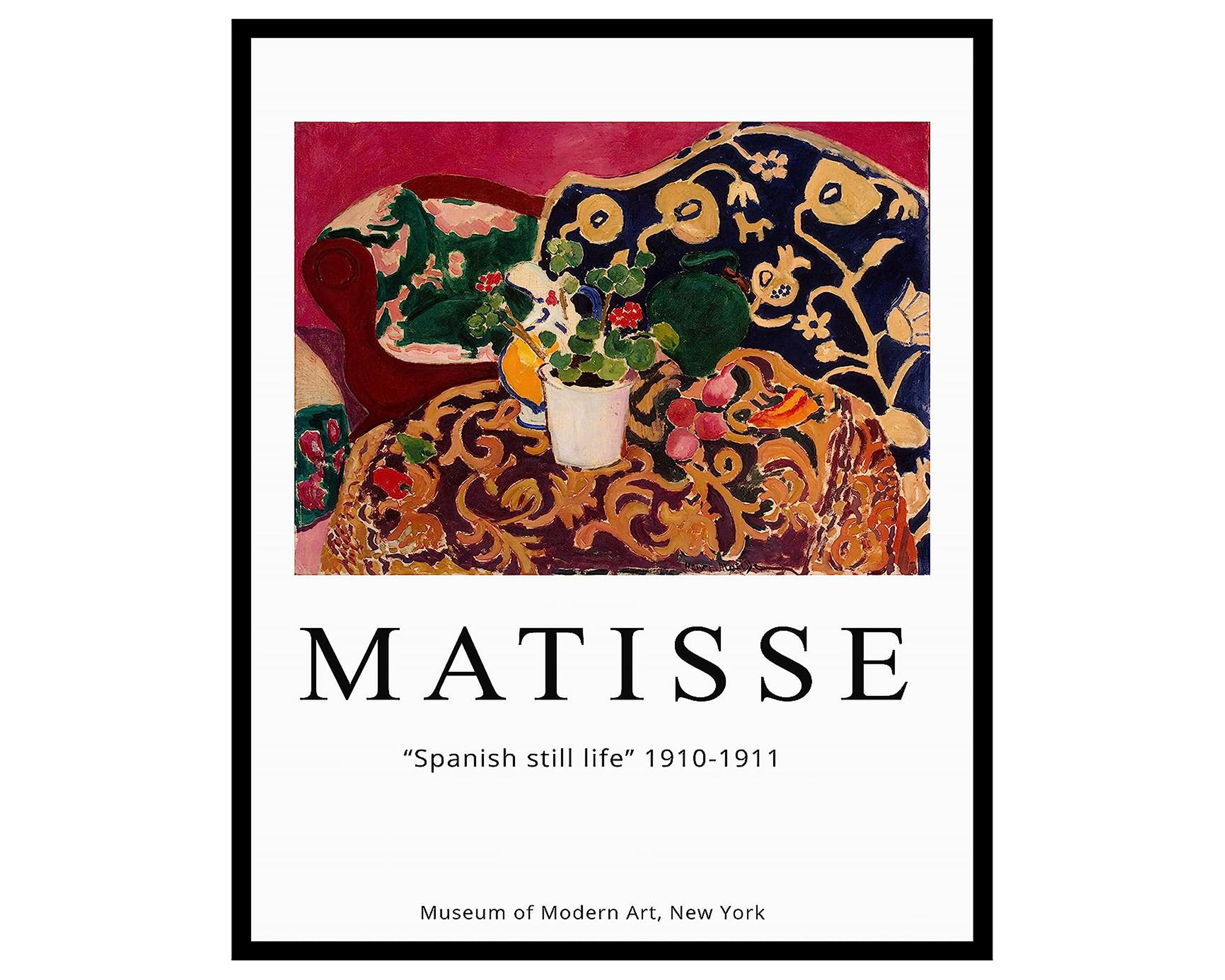 Poster Master Vintage Henri Matisse Poster - Retro Fauvism Print ...