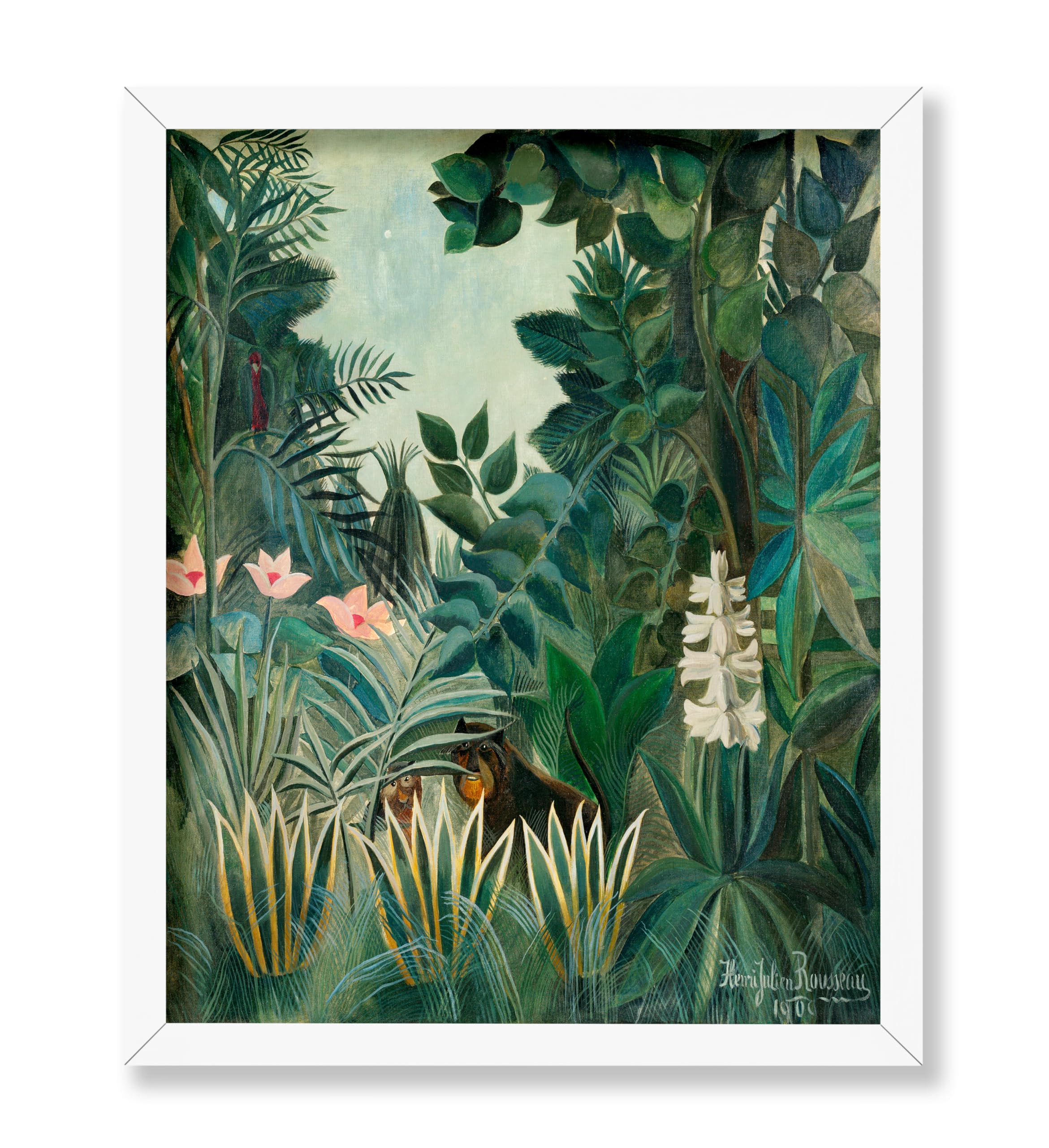 Poster Master Vintage Henri Rousseau Poster - Retro The Equatorial ...